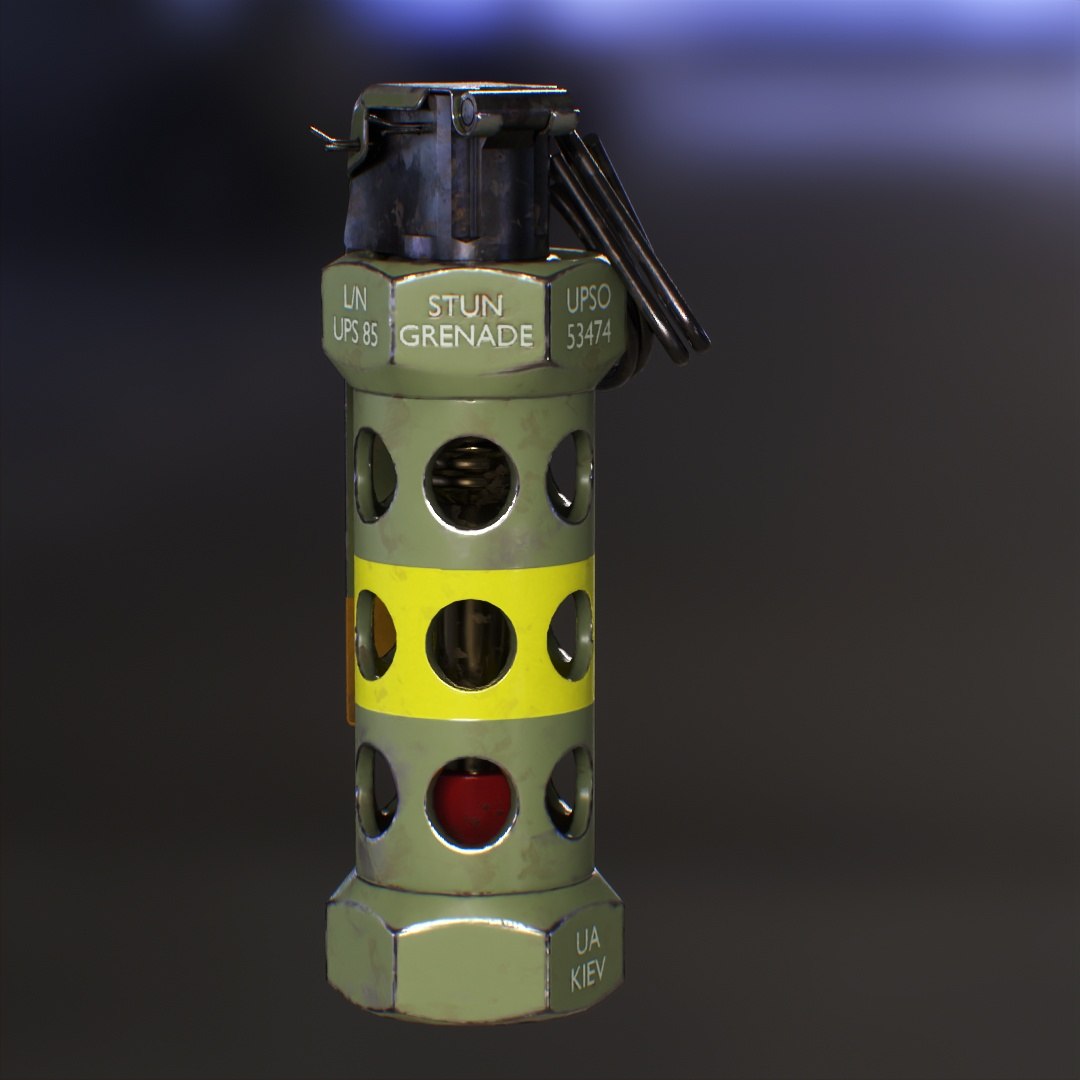 FlashBang 3D 3D Model - TurboSquid 2015307