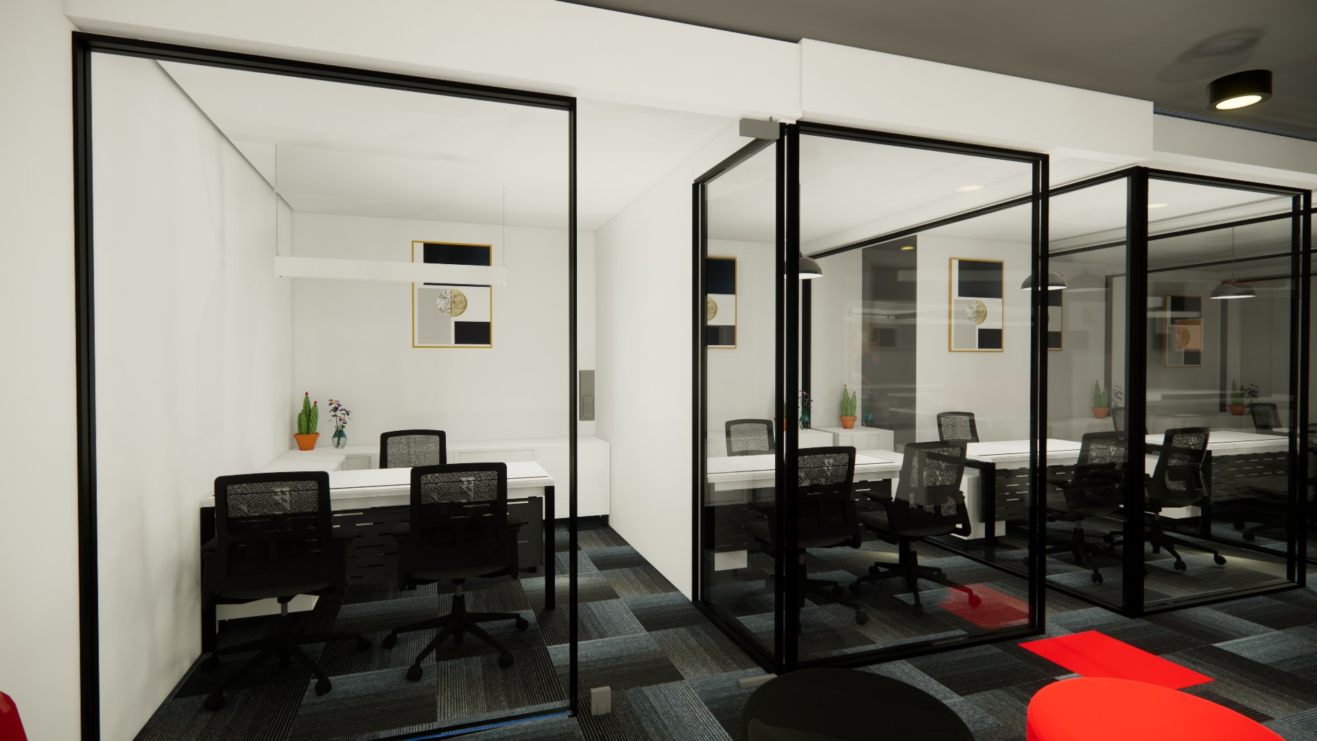 3D Office Interior - TurboSquid 2238509