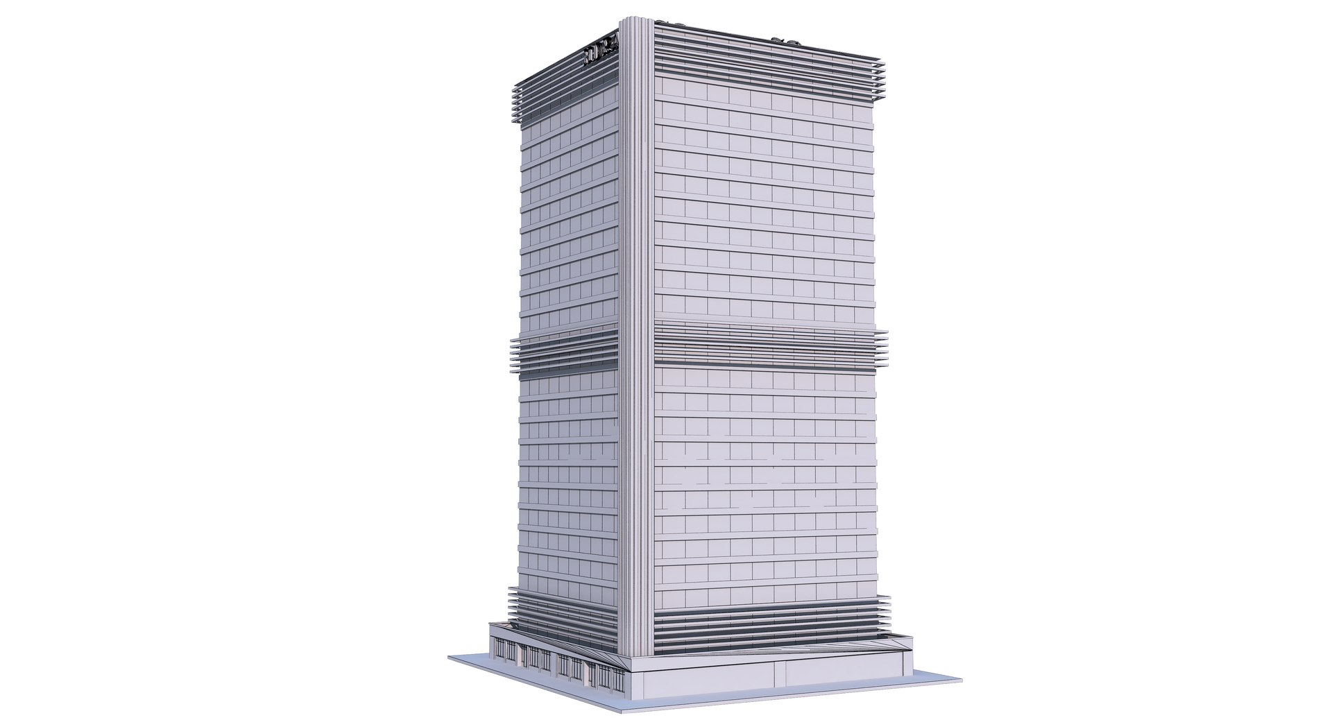3D Model Skyscraper - TurboSquid 1391166