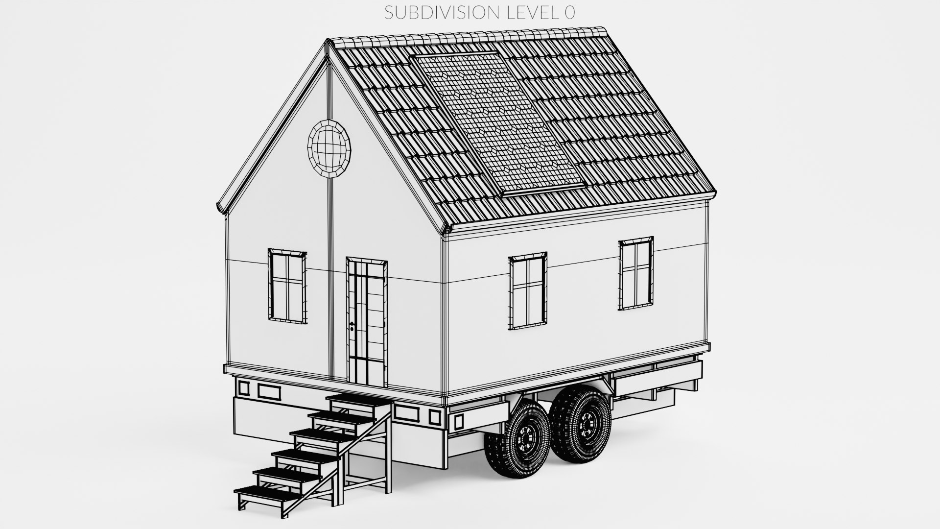 3D Tiny House 3 Model - TurboSquid 2112255