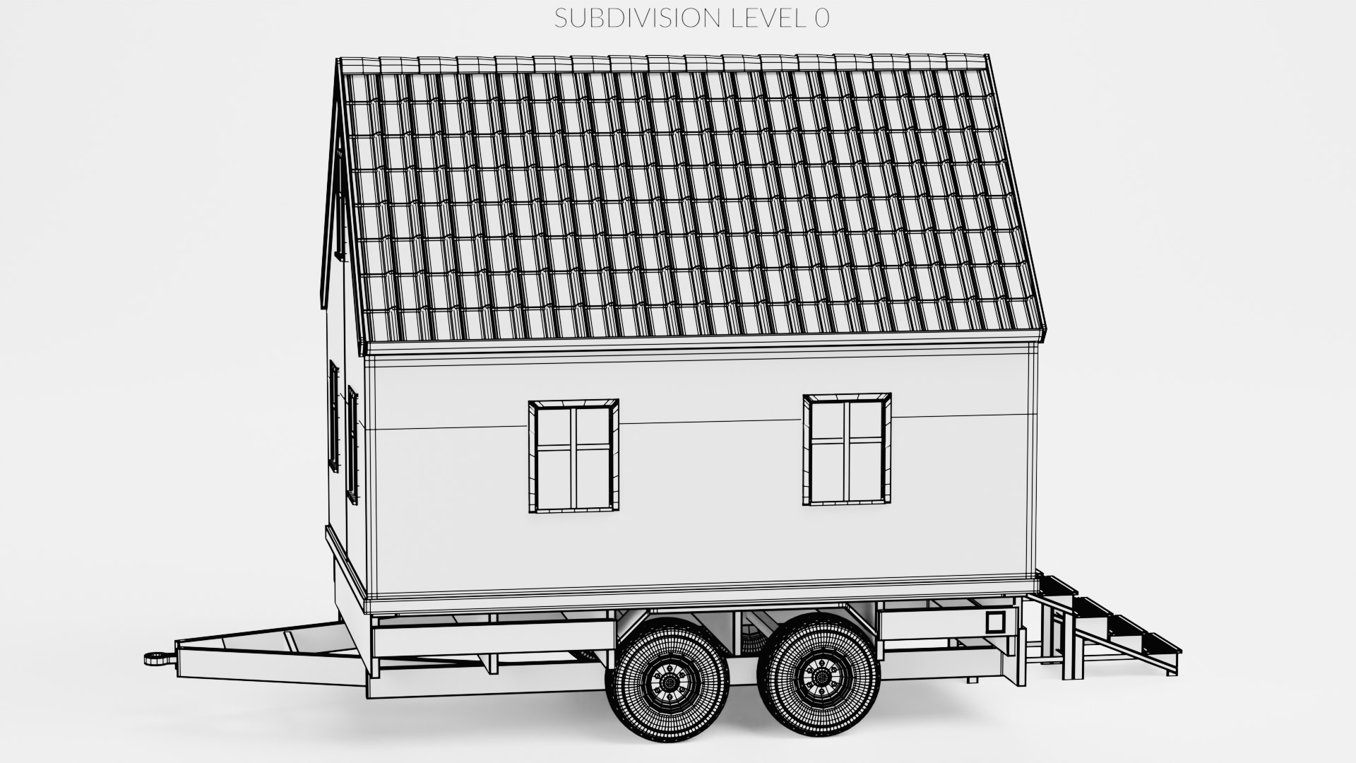 3D Tiny House 3 Model - TurboSquid 2112255