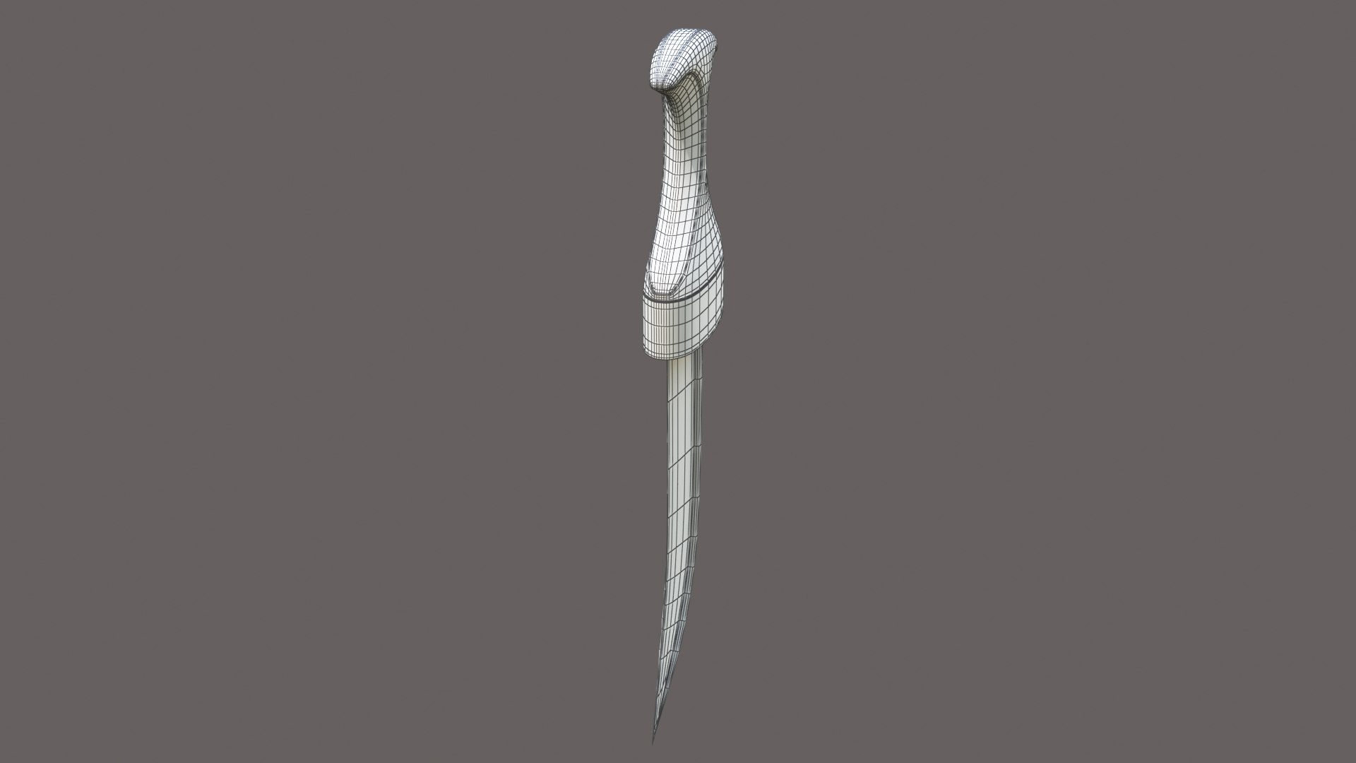 Omani Khanjar Dagger 3D Model - TurboSquid 1509290