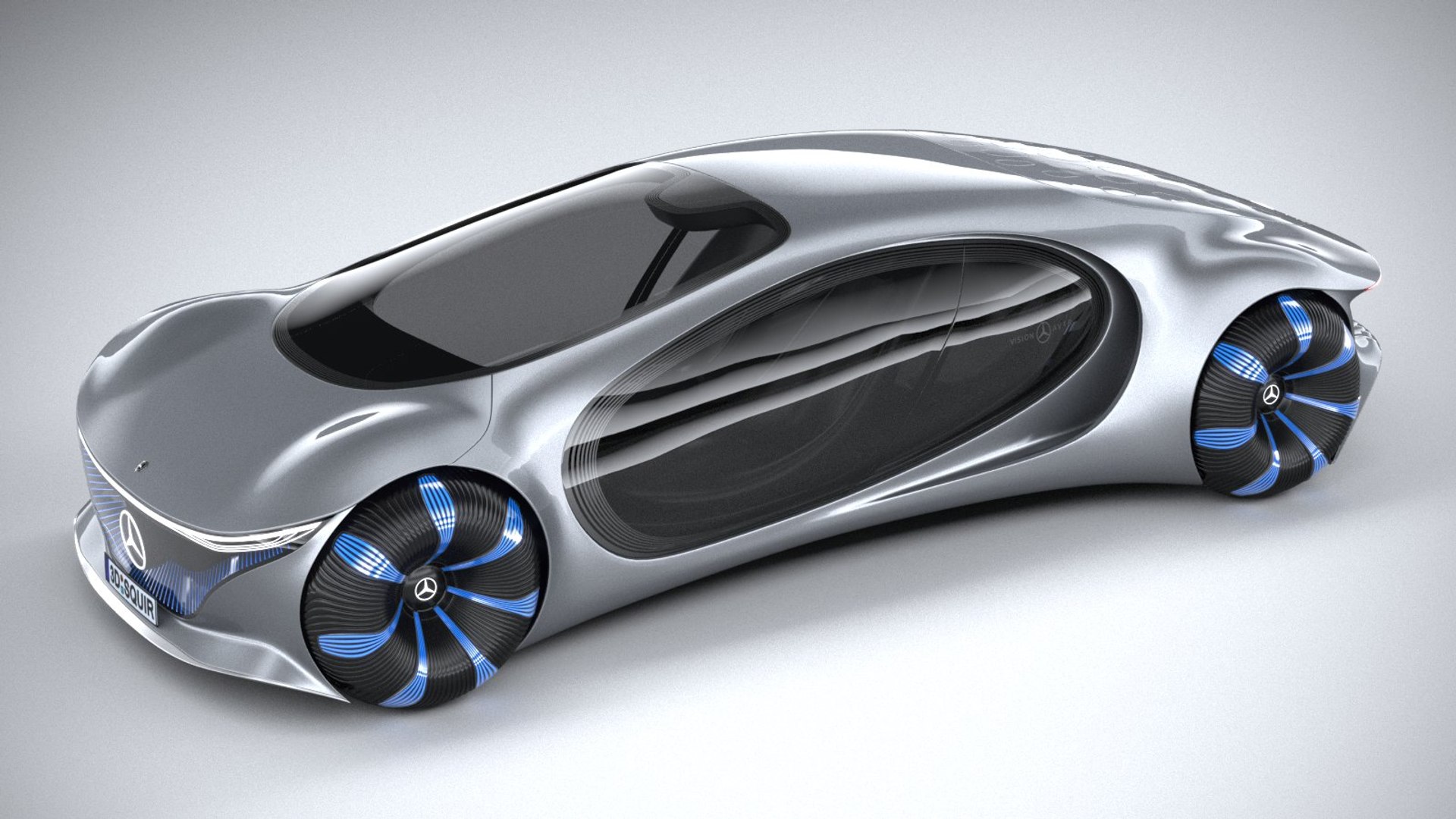 Mercedes Benz Vision 3D Model - TurboSquid 1510026