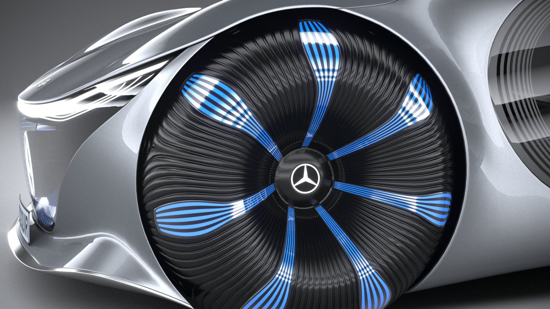 Mercedes Benz Vision 3D Model - TurboSquid 1510026