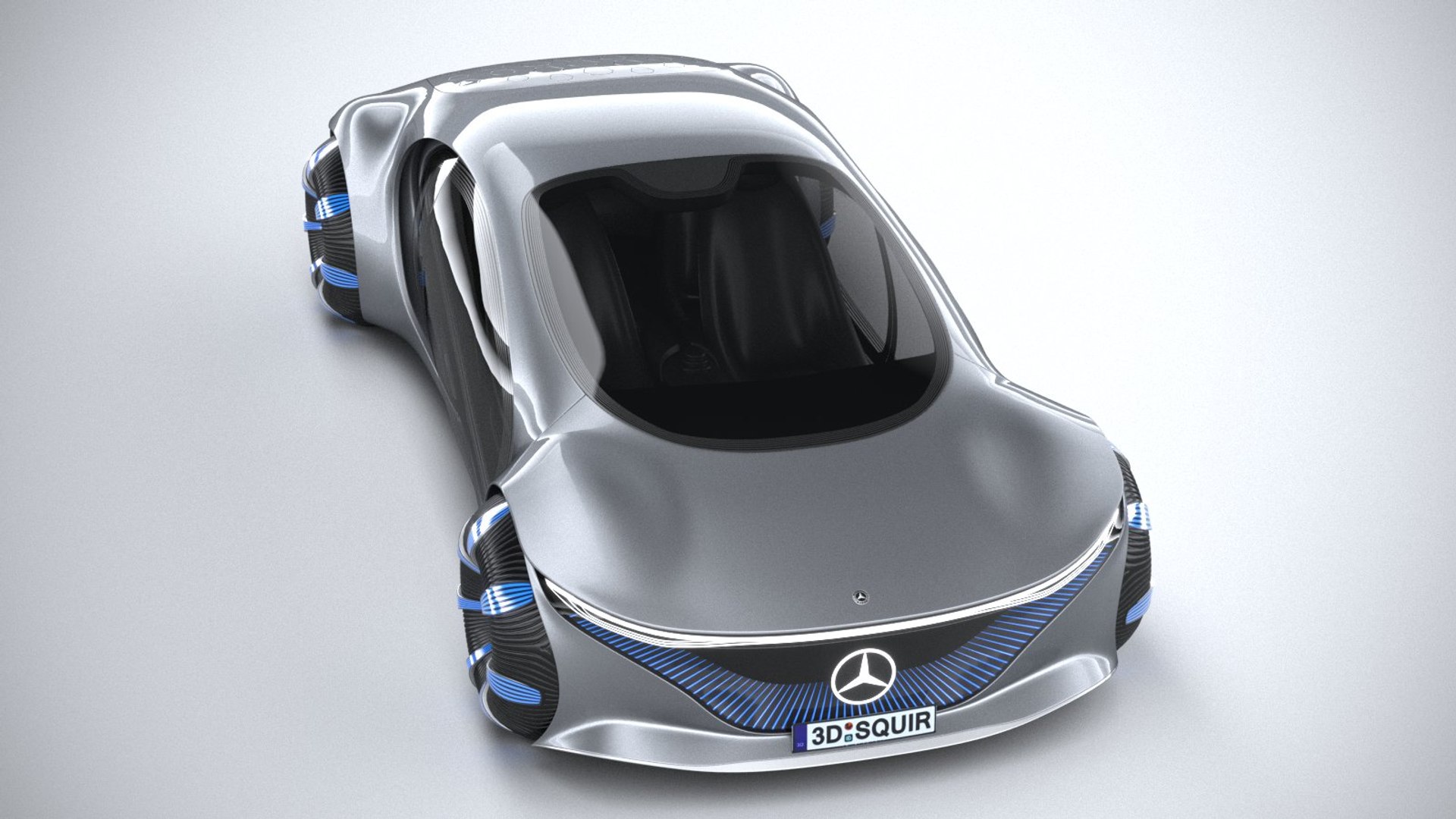 Mercedes benz vision 3D model - TurboSquid 1510026