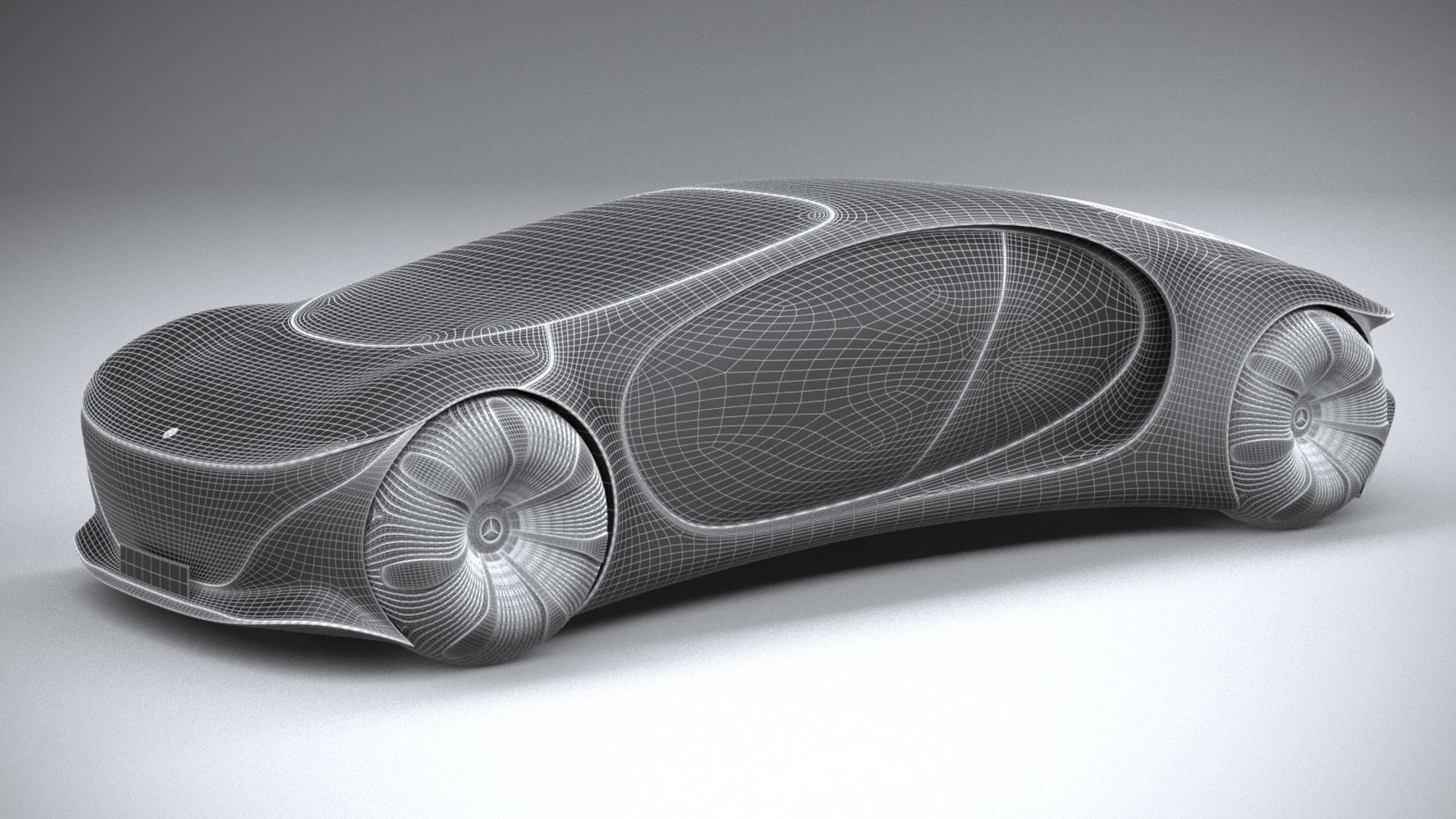 Mercedes benz vision 3D model - TurboSquid 1510026