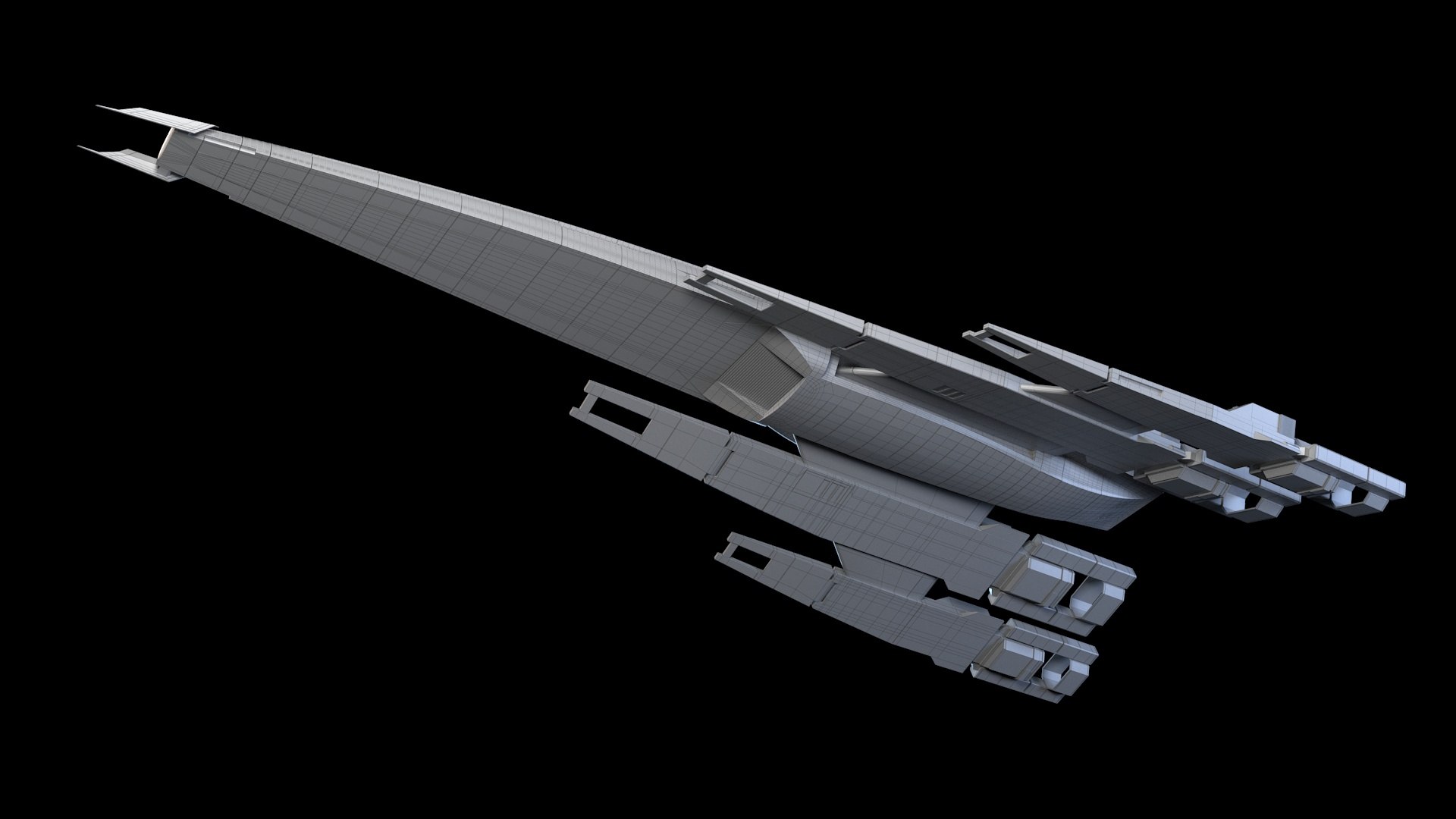 3D Model Normandy SR-2 Mass Effect - TurboSquid 1848983