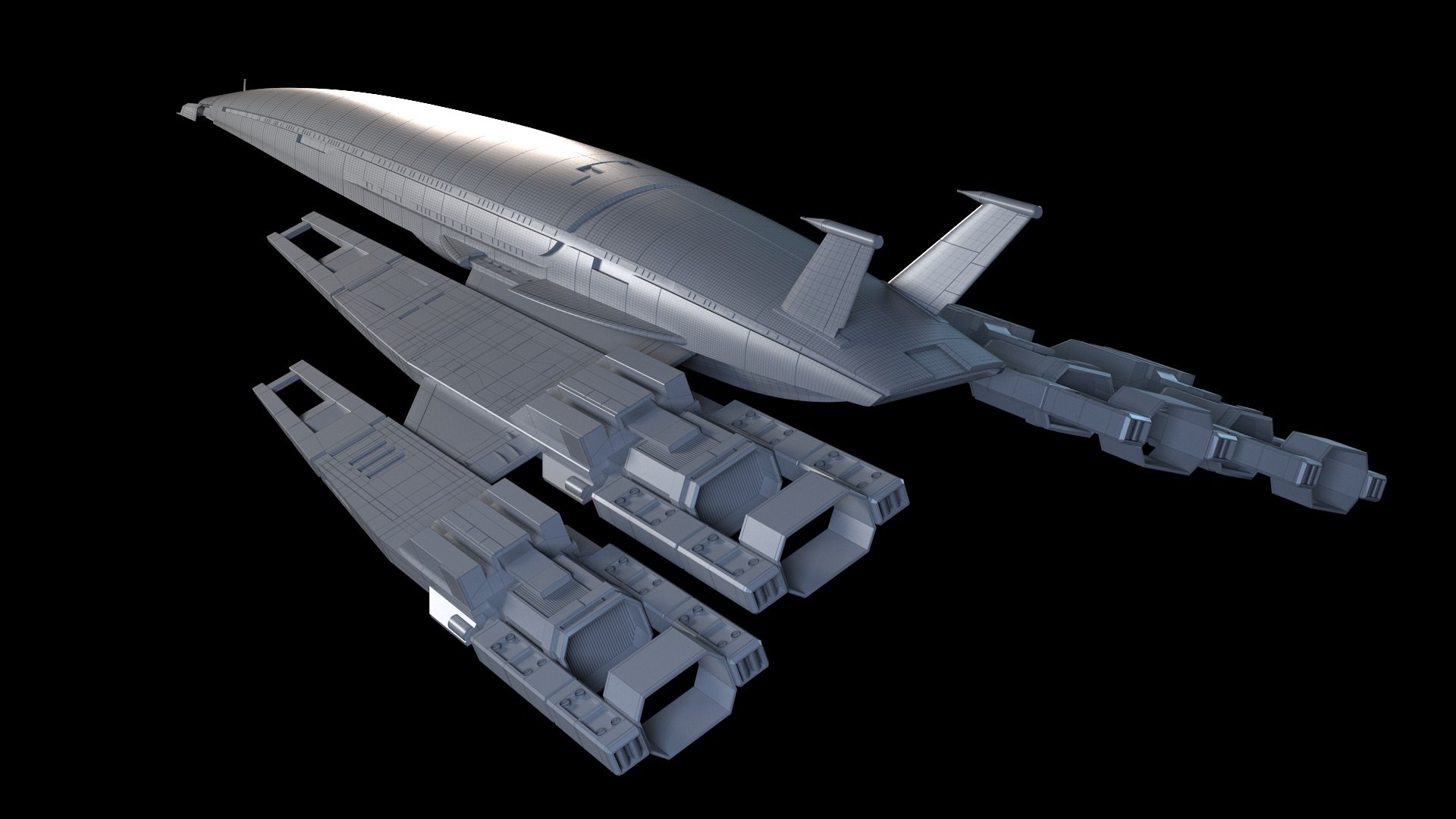 3D Model Normandy SR-2 Mass Effect - TurboSquid 1848983