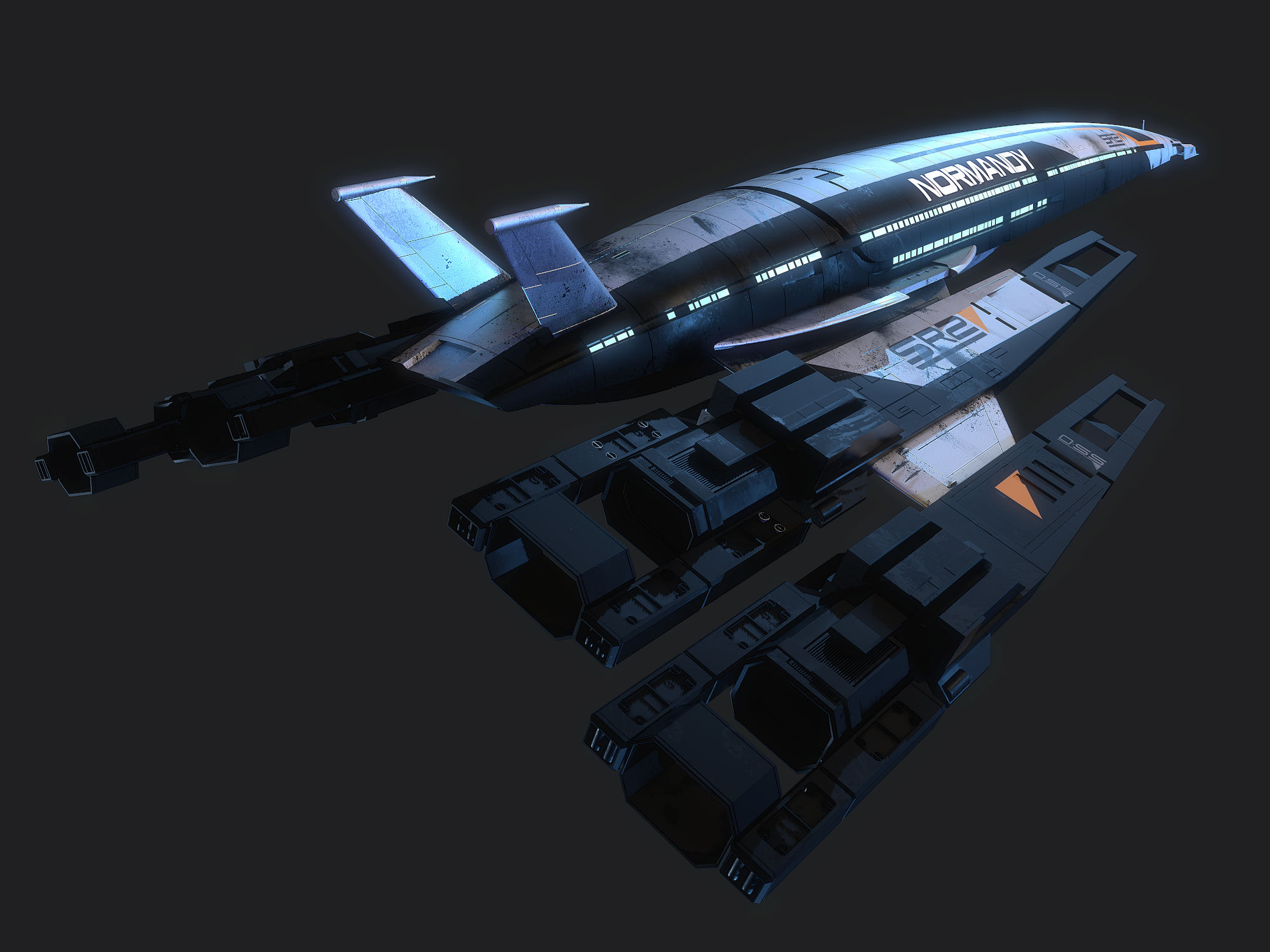 3D model Normandy SR-2 Mass Effect - TurboSquid 1848983