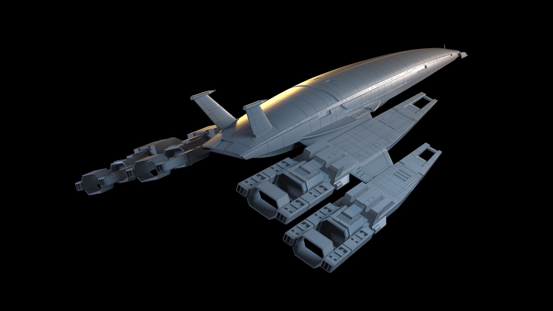 3D Model Normandy SR-2 Mass Effect - TurboSquid 1848983