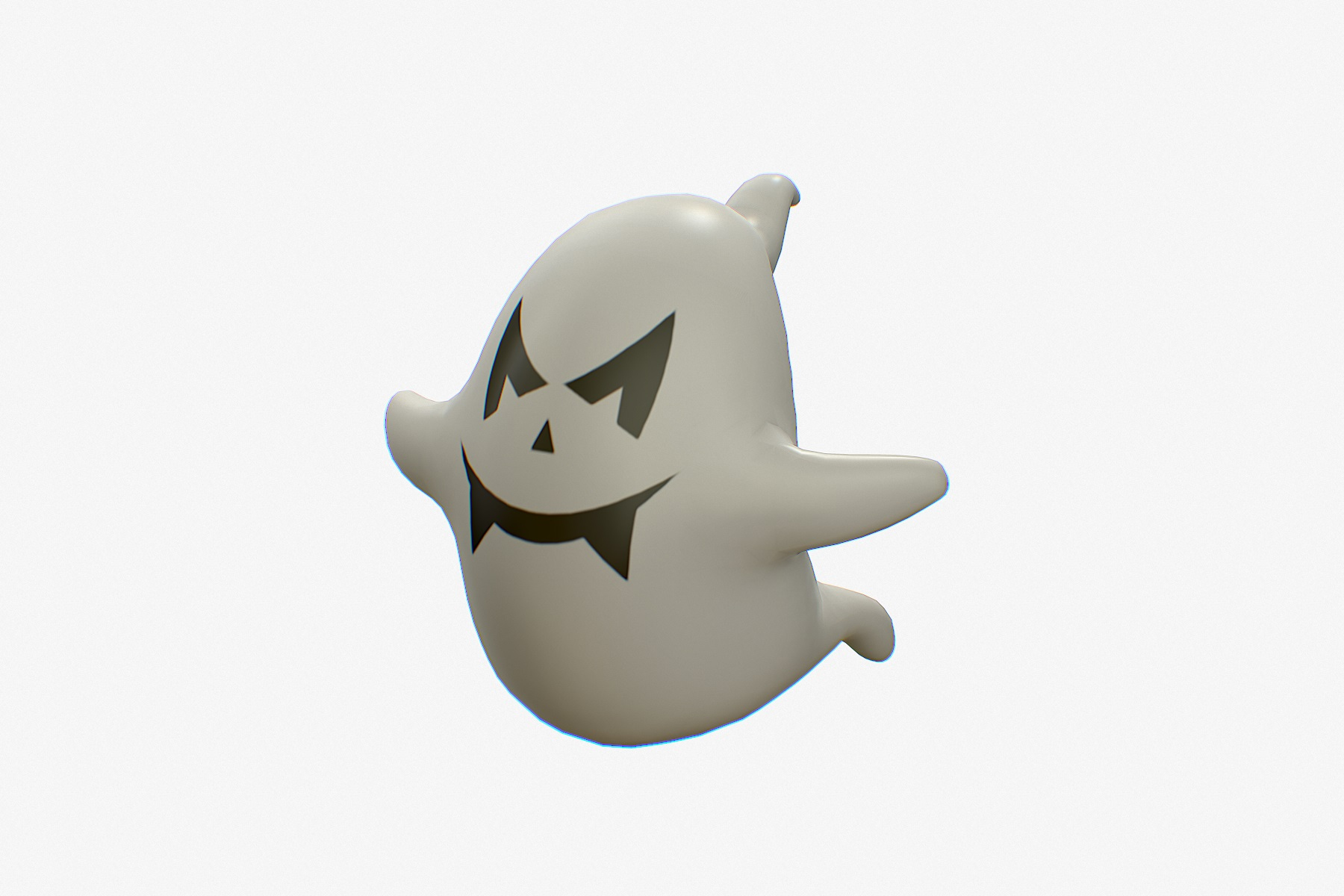 Ghost cartoon 3D model - TurboSquid 1329488