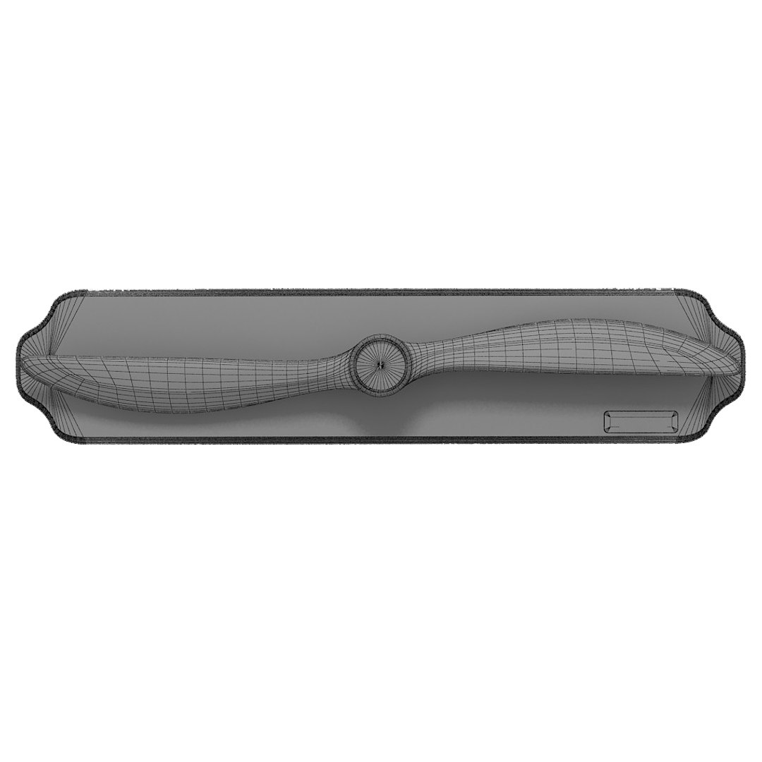 3ds Max Propeller Souvenir Clock