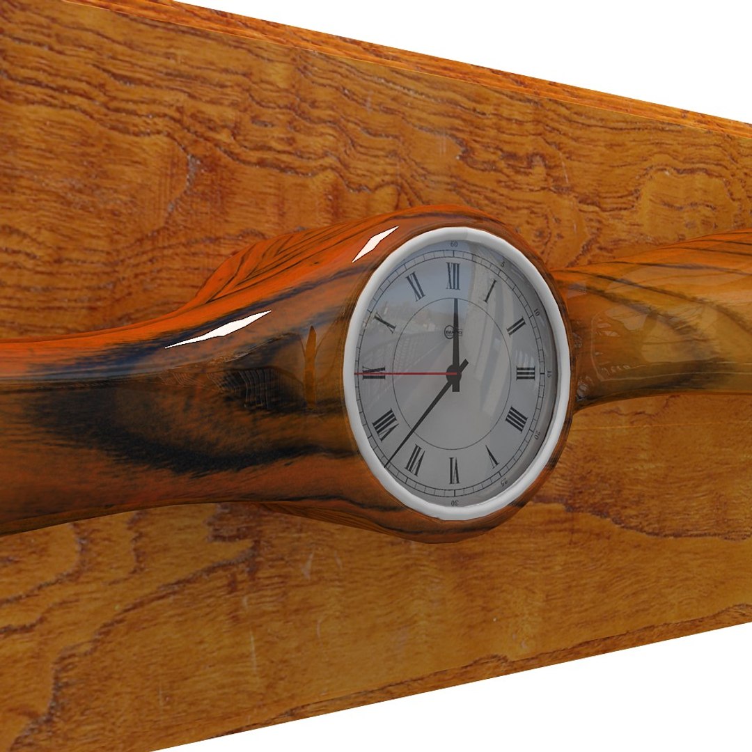 3ds Max Propeller Souvenir Clock