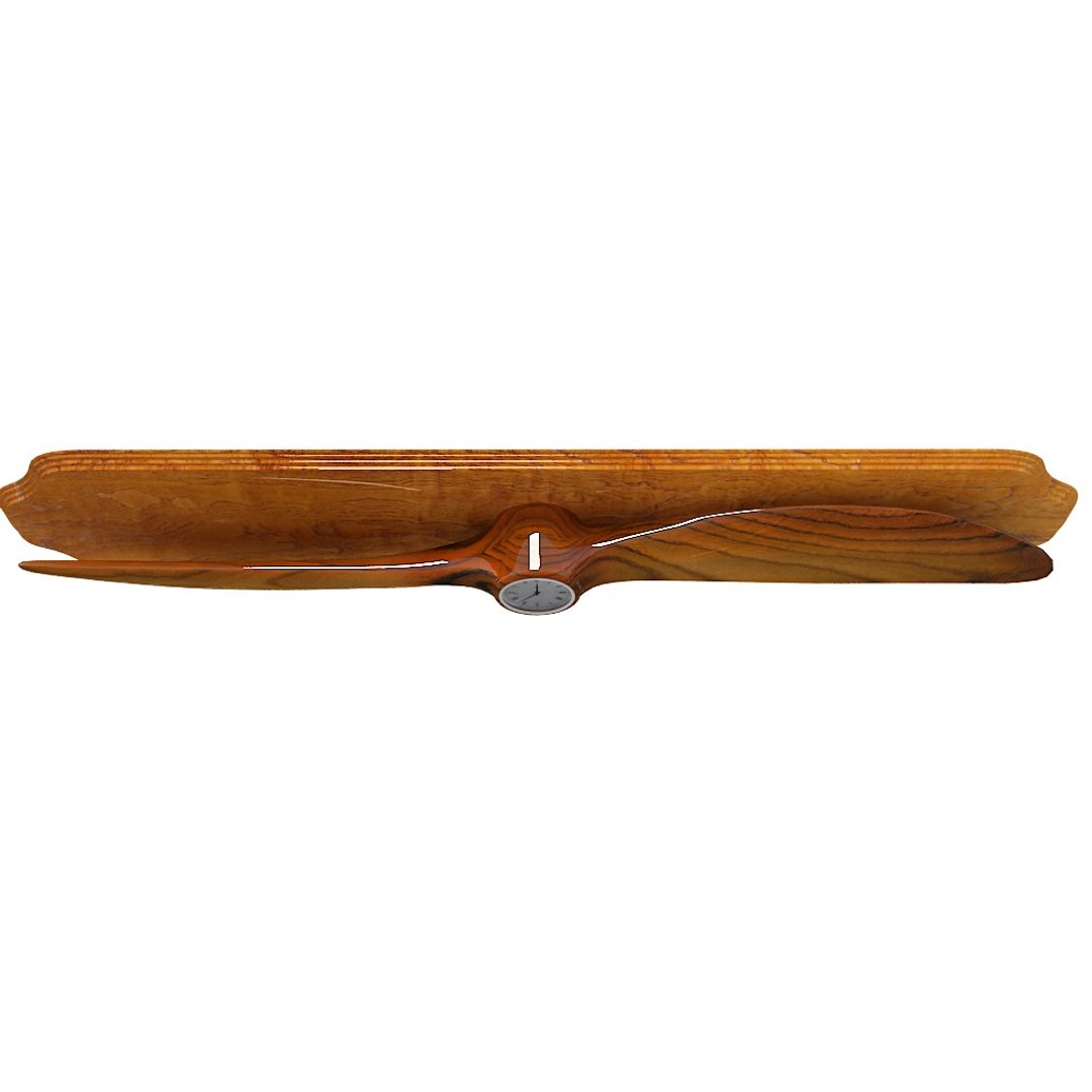 3ds Max Propeller Souvenir Clock