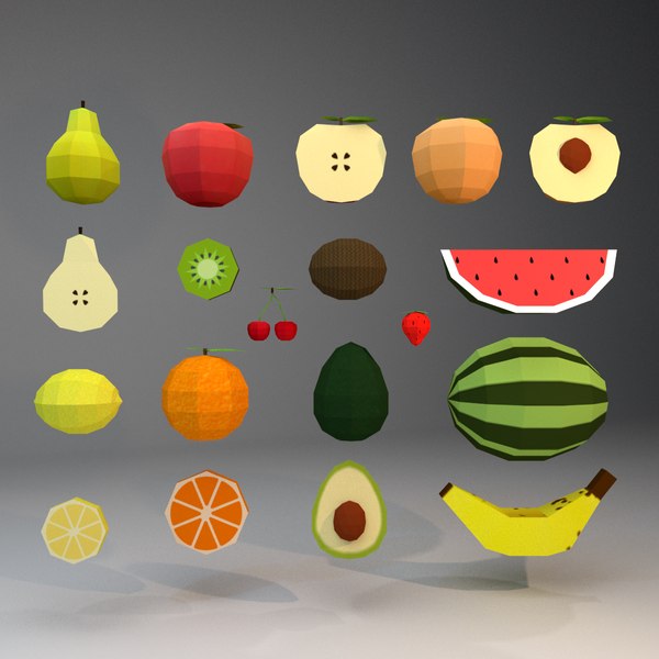 Fruits unreal unity 3D model - TurboSquid 1251337