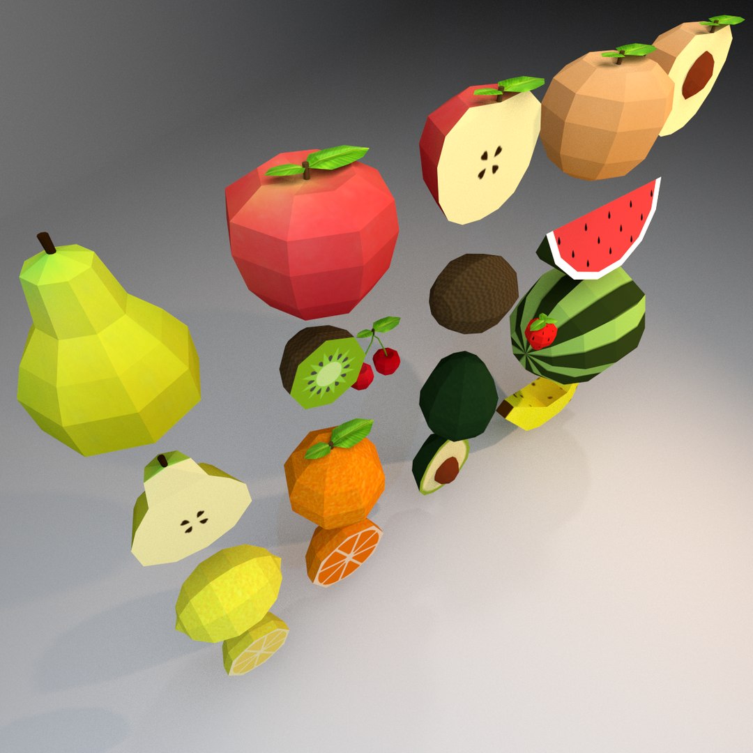 Fruits Unreal Unity 3D Model - TurboSquid 1251337