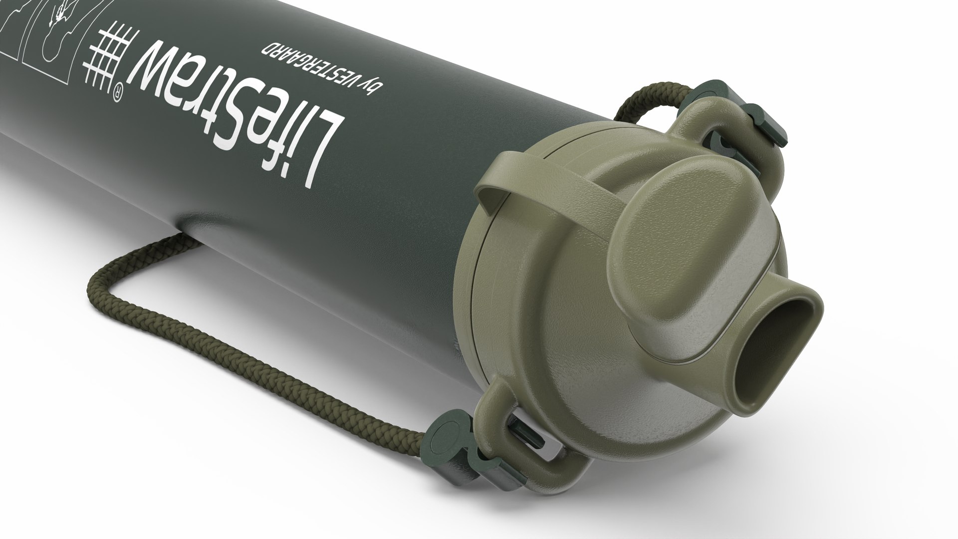 LifeStraw Water Filter Green Open 3D model - TurboSquid 1938224