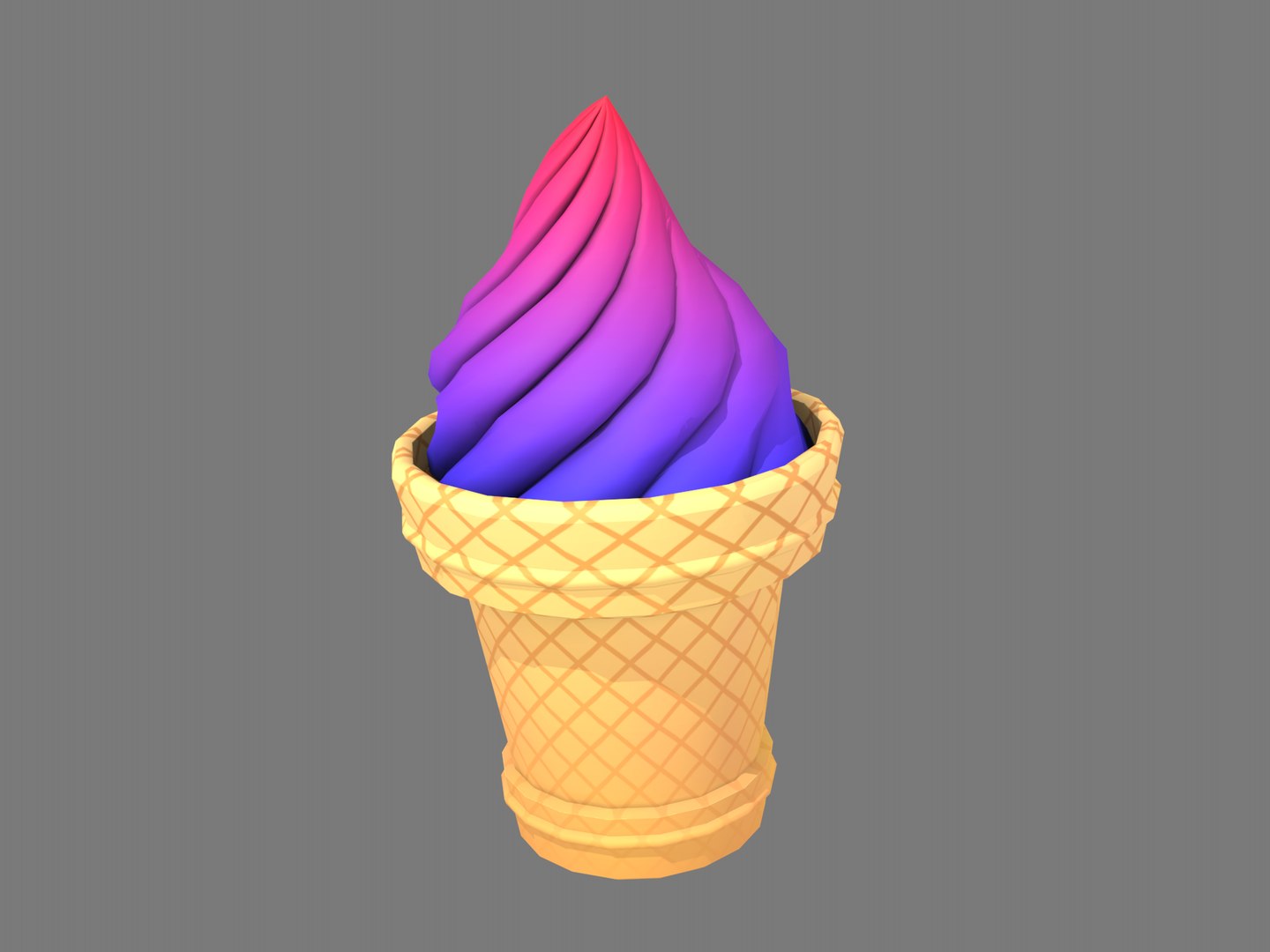 Stylized Ice Cream 3D Model - TurboSquid 1569531