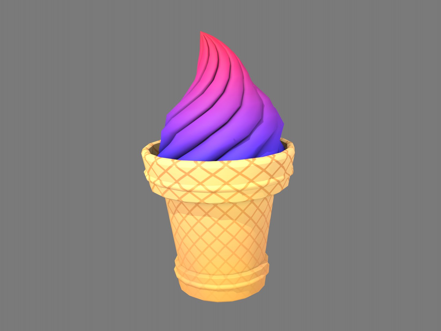 Stylized Ice Cream 3D Model - TurboSquid 1569531