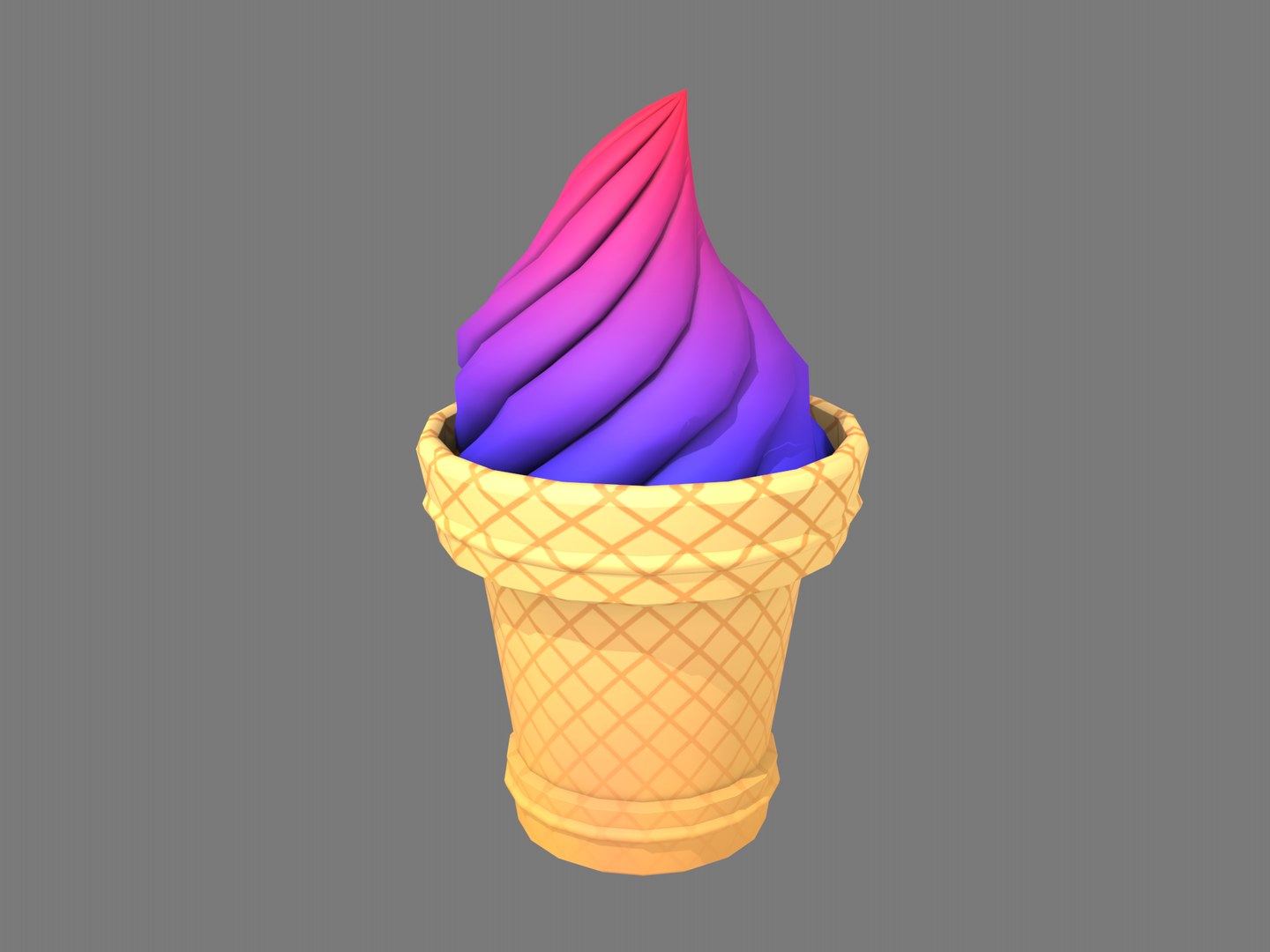 Stylized Ice Cream 3D Model - TurboSquid 1569531