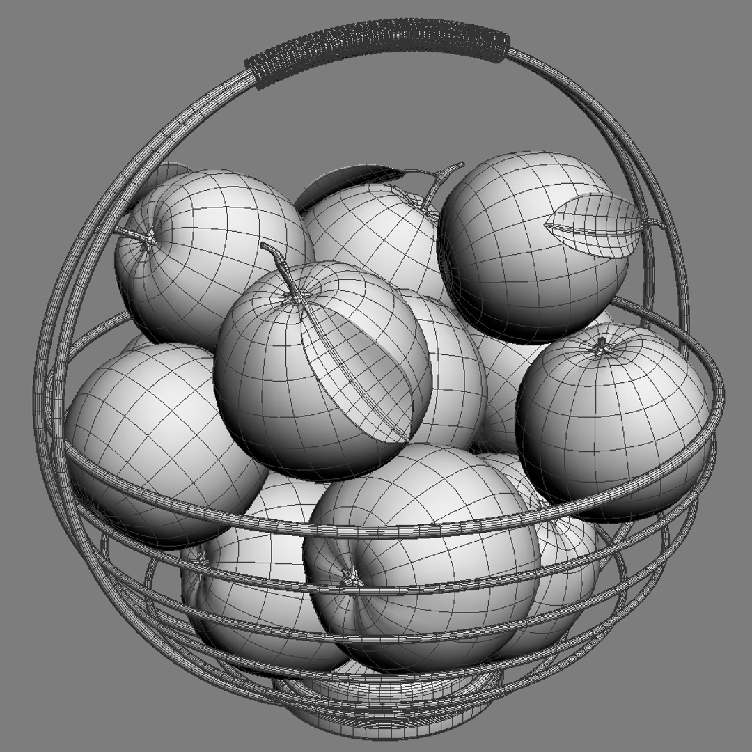 realistic apple green 3d model