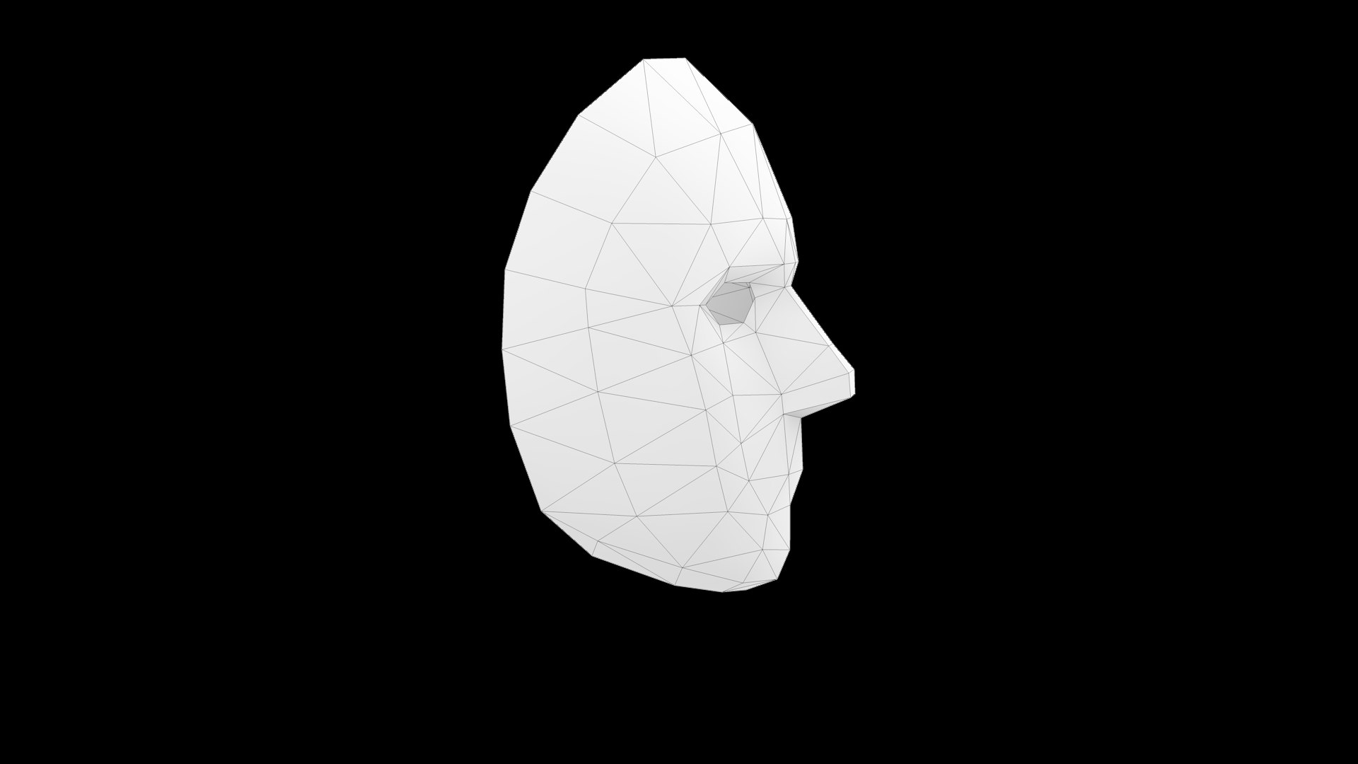 Low Poly Mask 3D Model - TurboSquid 2084302