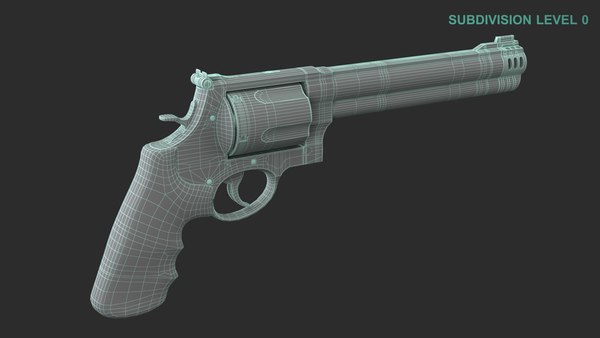 Revolver model - TurboSquid 1947589