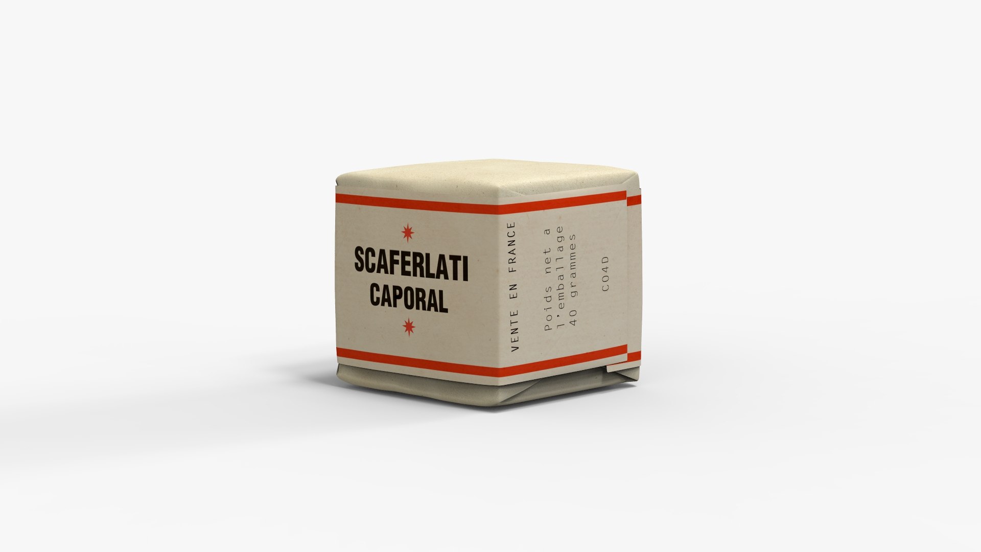 Package Tobacco Scaferlati Caporal 3D - TurboSquid 1623633