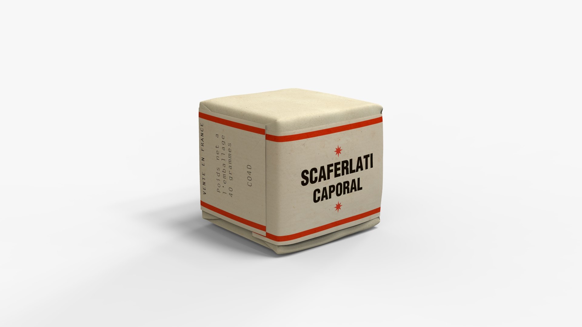 Package Tobacco Scaferlati Caporal 3D - TurboSquid 1623633