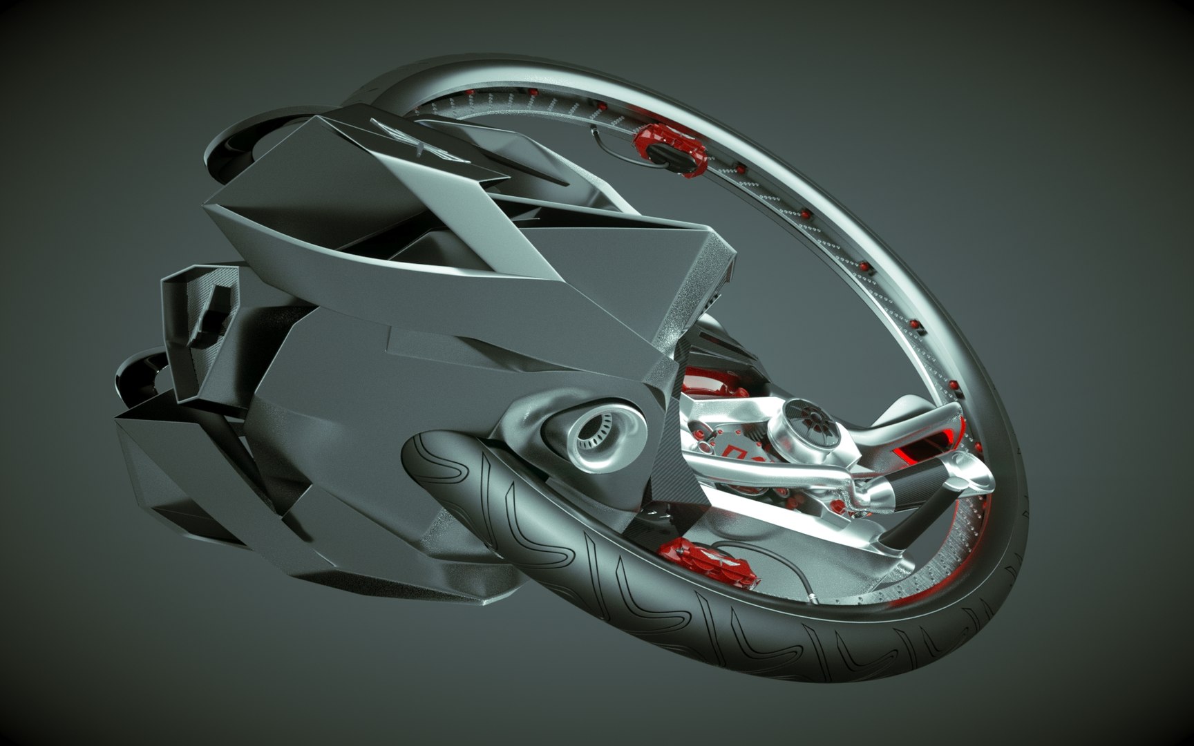 3D Monocycle 10 Model - TurboSquid 1942683