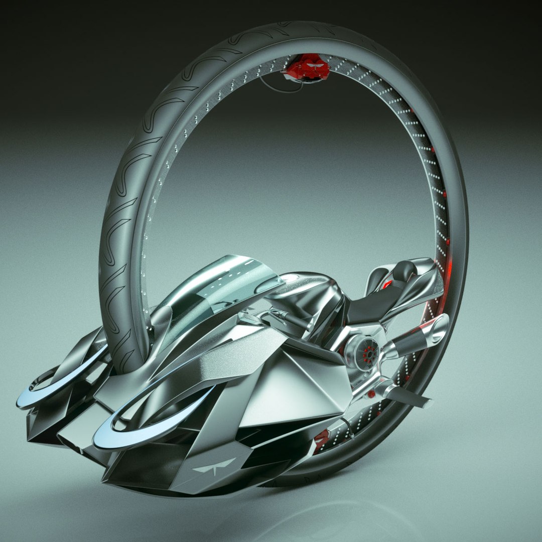 3D Monocycle 10 Model - TurboSquid 1942683
