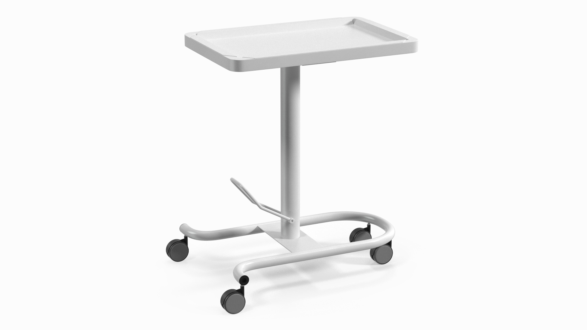 3D Hydraulic Mayo Table White Model - TurboSquid 2246255
