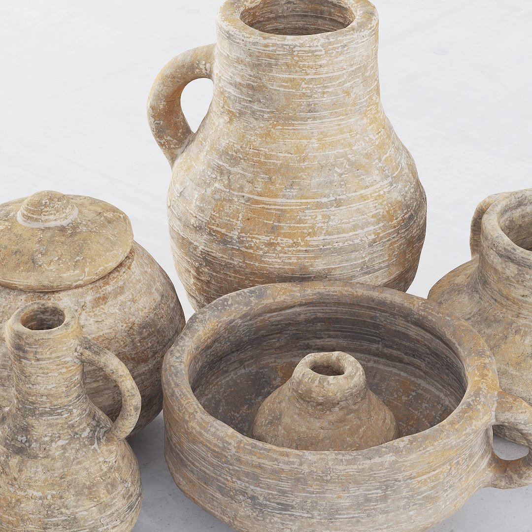 Dishes Clay 3D Model - TurboSquid 1478131