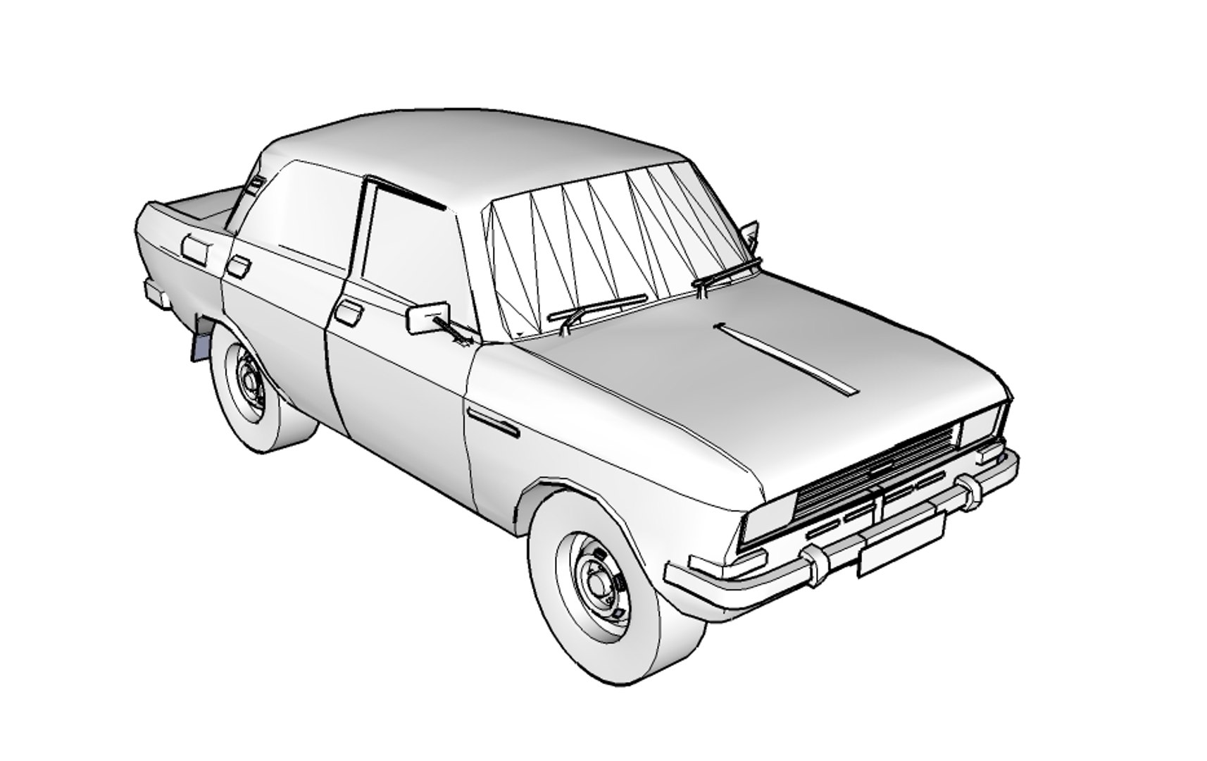 3d Model Azlk Moskvich
