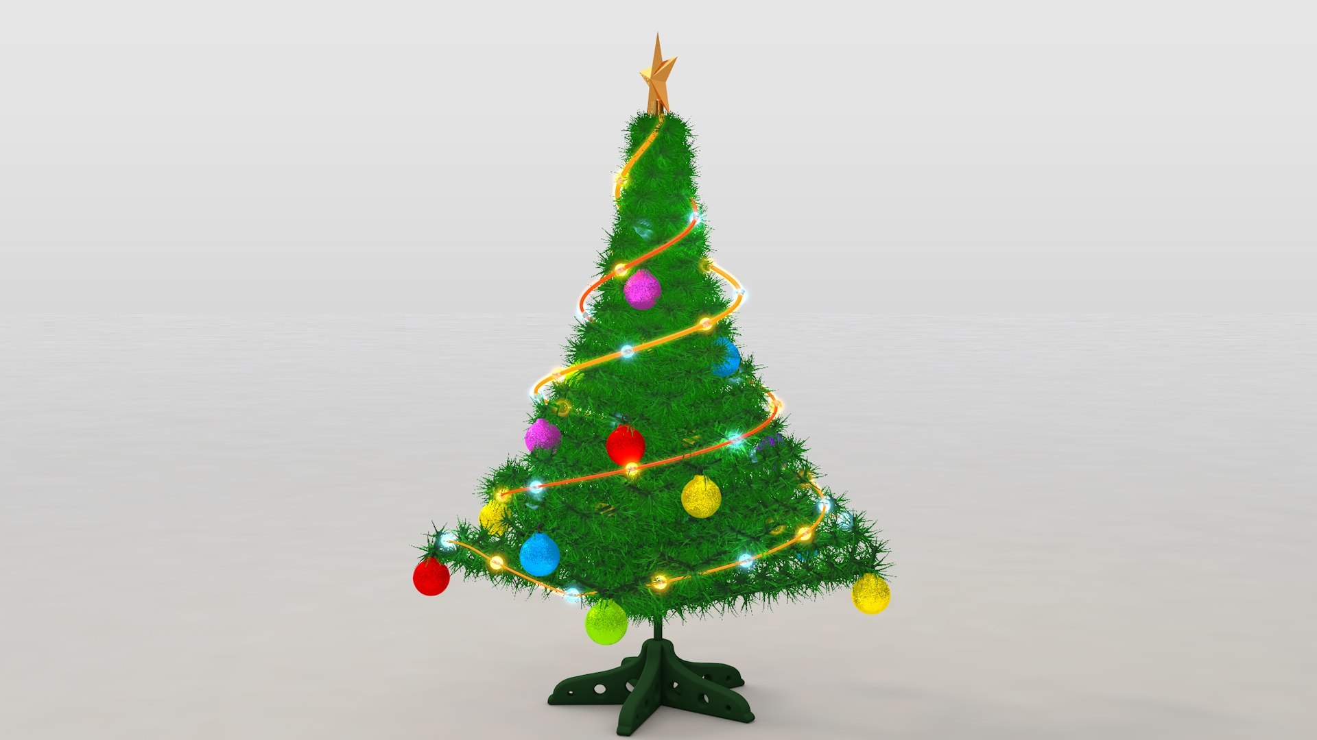 3D Christmas Tree Mas Model - TurboSquid 1658199
