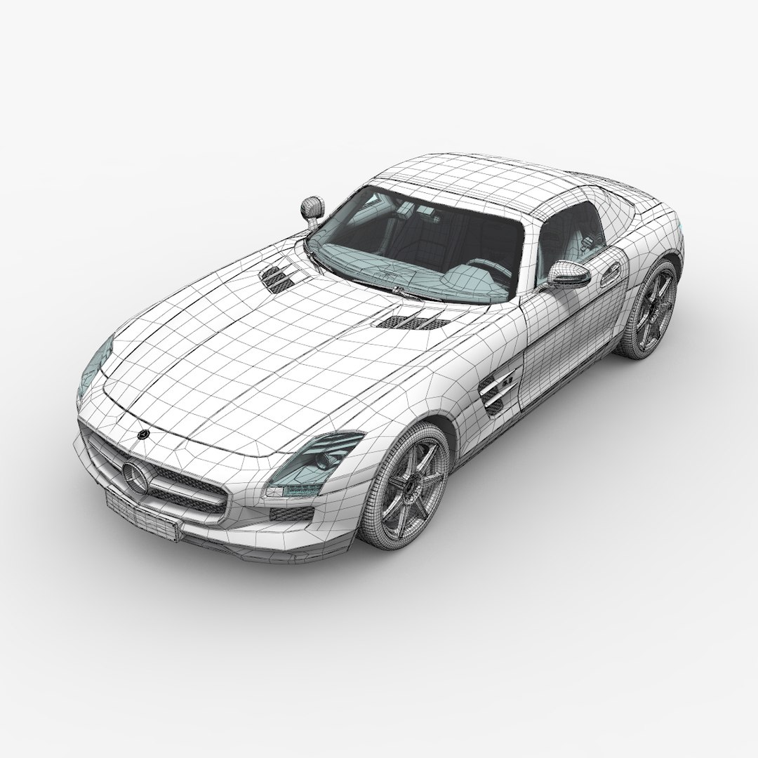 Mercedes Benz Sls Amg 3d Model