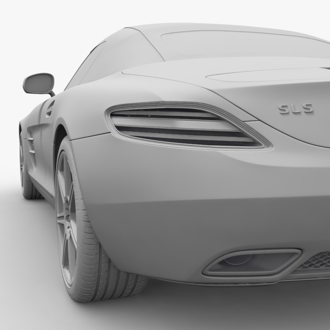 Mercedes Benz Sls Amg 3d Model