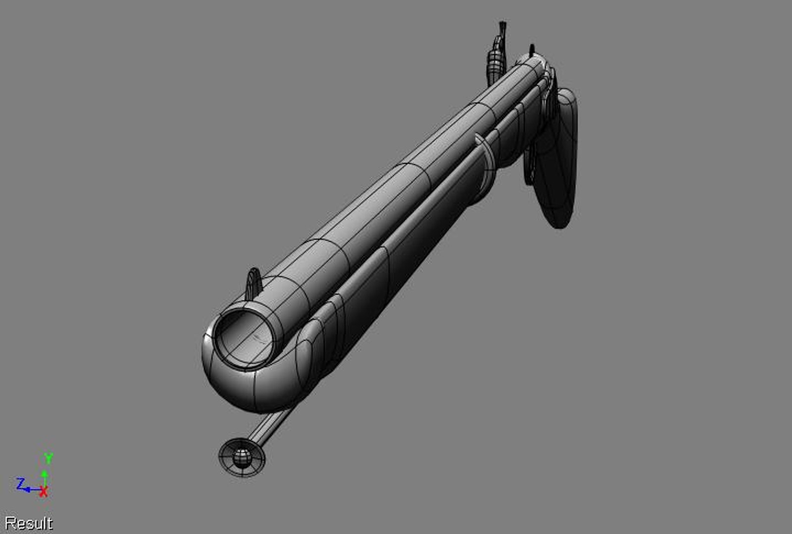 Colonial Musket 3d Model