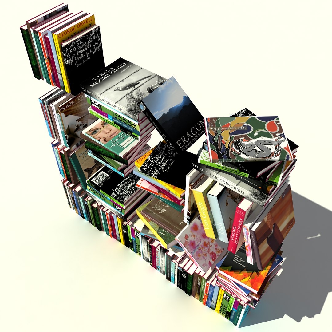3ds Max Books Shelves