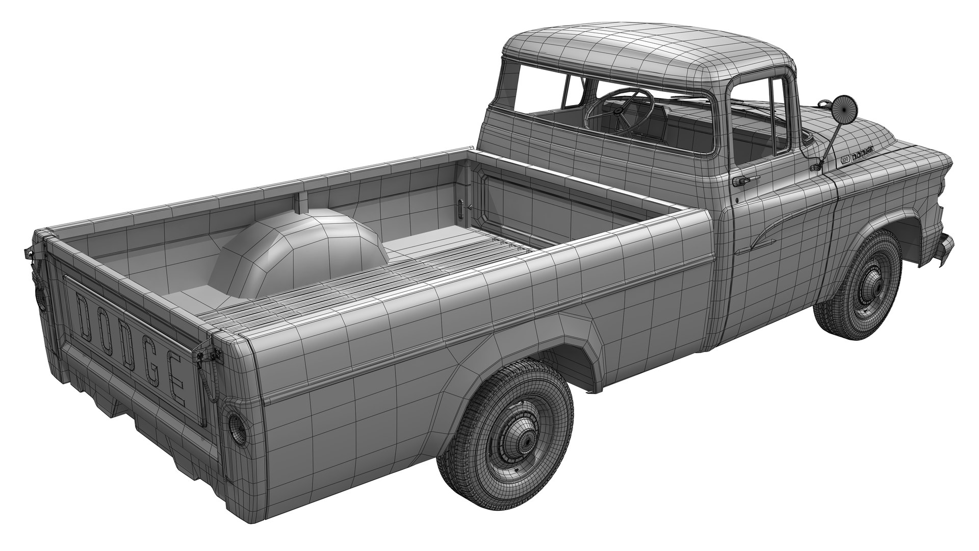 3D Dodge 100 1960 model - TurboSquid 2133494