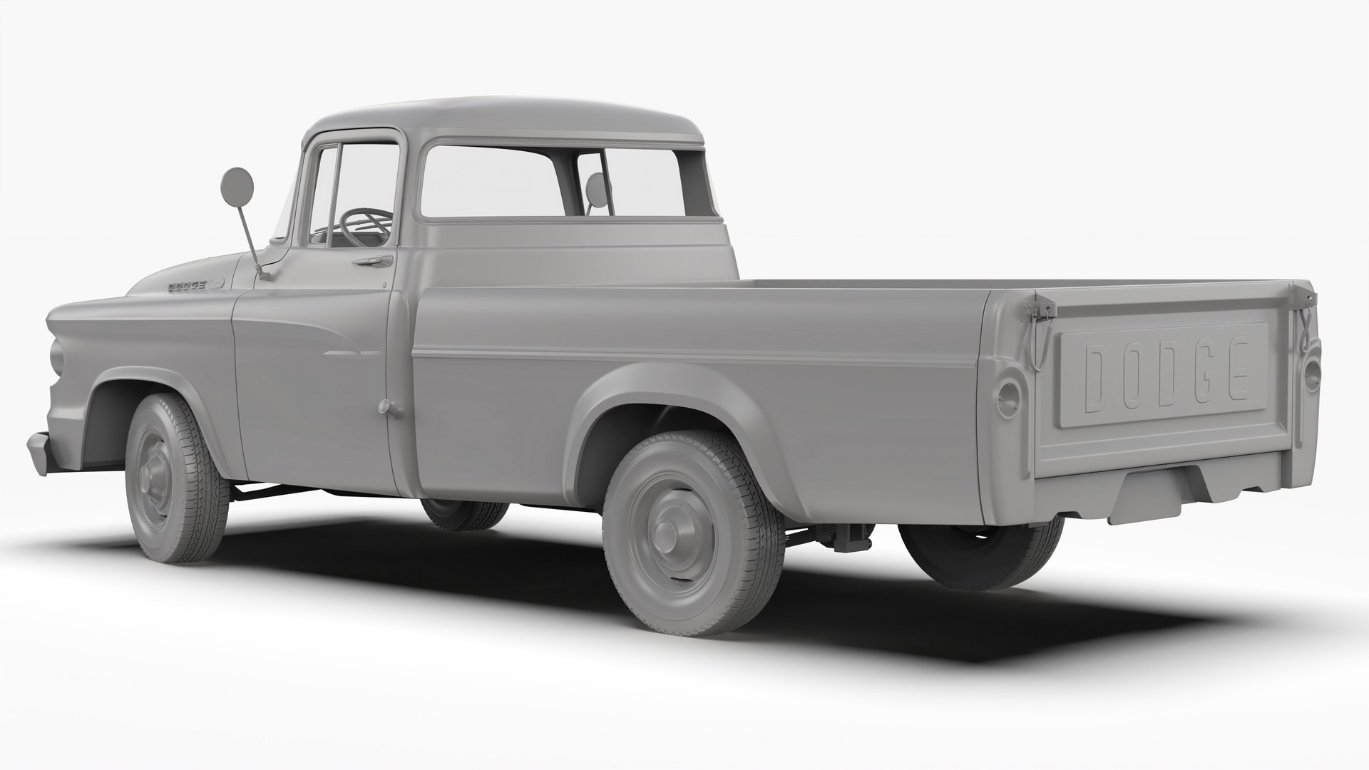 3D Dodge 100 1960 model - TurboSquid 2133494