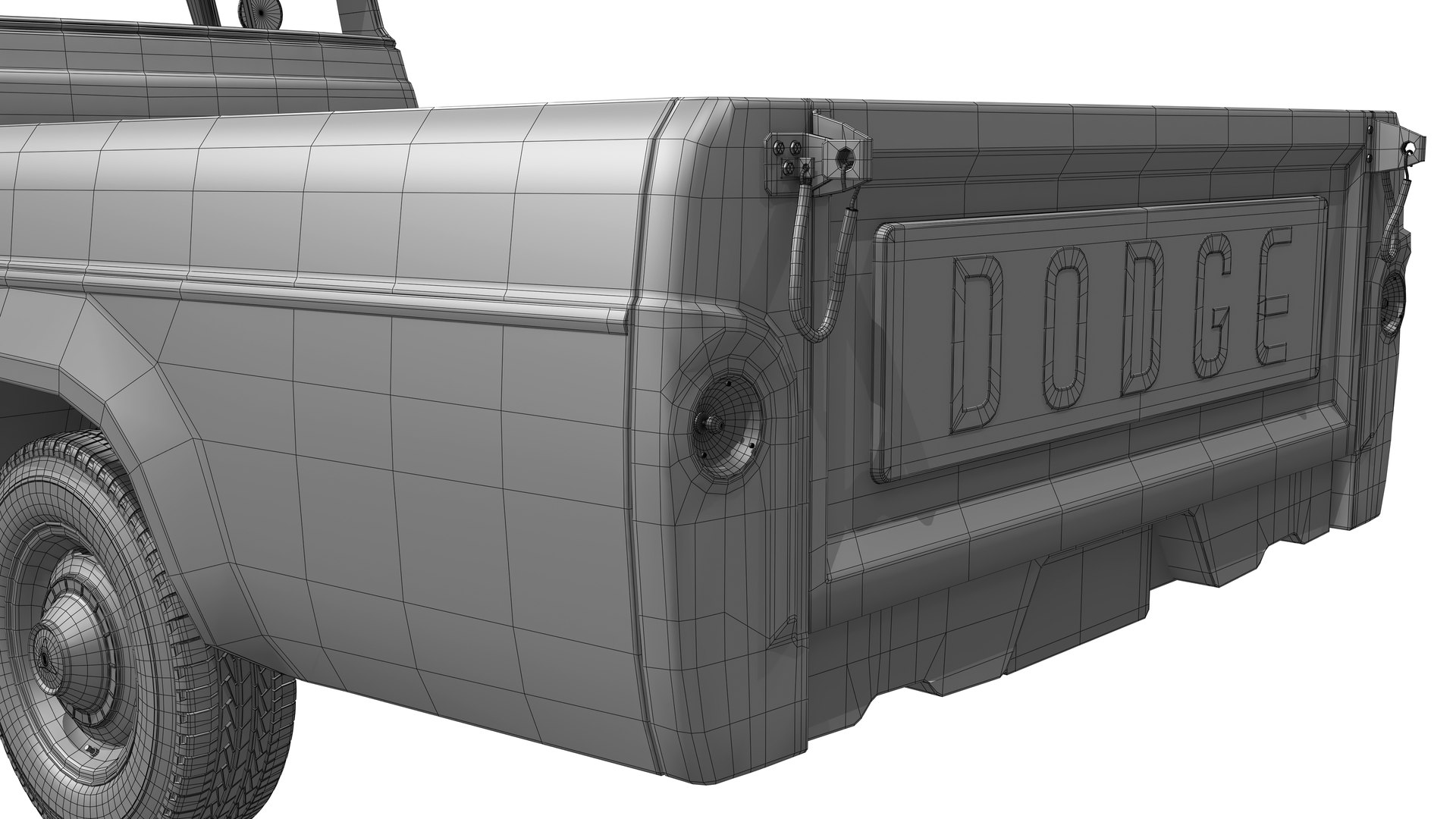 3D Dodge 100 1960 model - TurboSquid 2133494