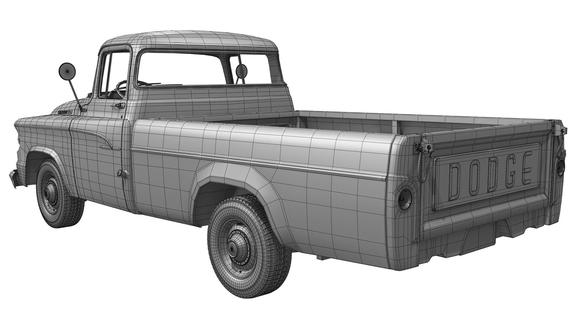 3D Dodge 100 1960 model - TurboSquid 2133494