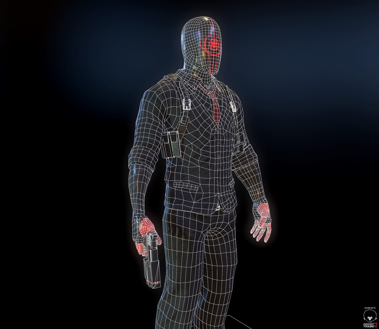 Cyberpunk Detective 3d Model