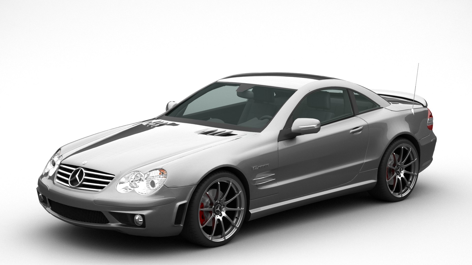Mercedes Benz SL65 AMG R230 3D Model - TurboSquid 2010138