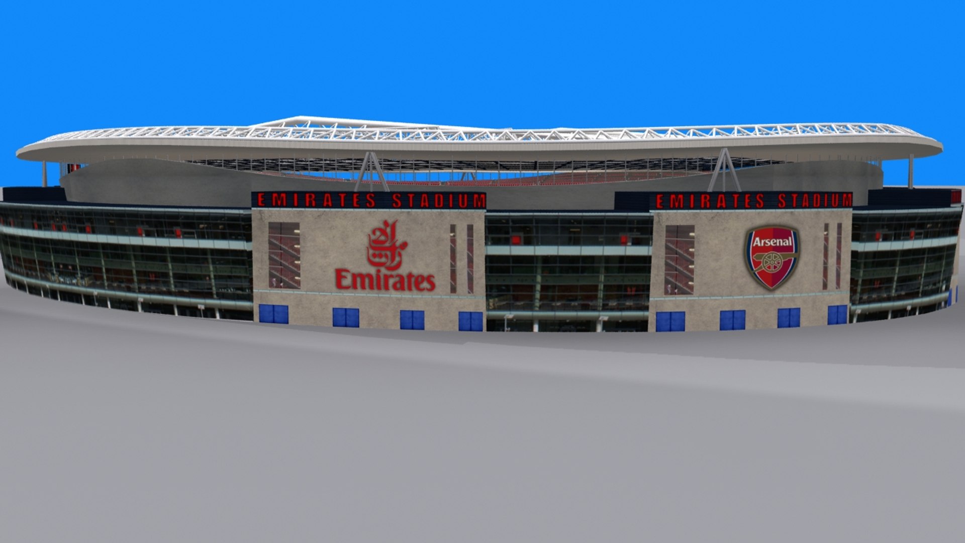 Arsenal Emirates Arena 3d Model