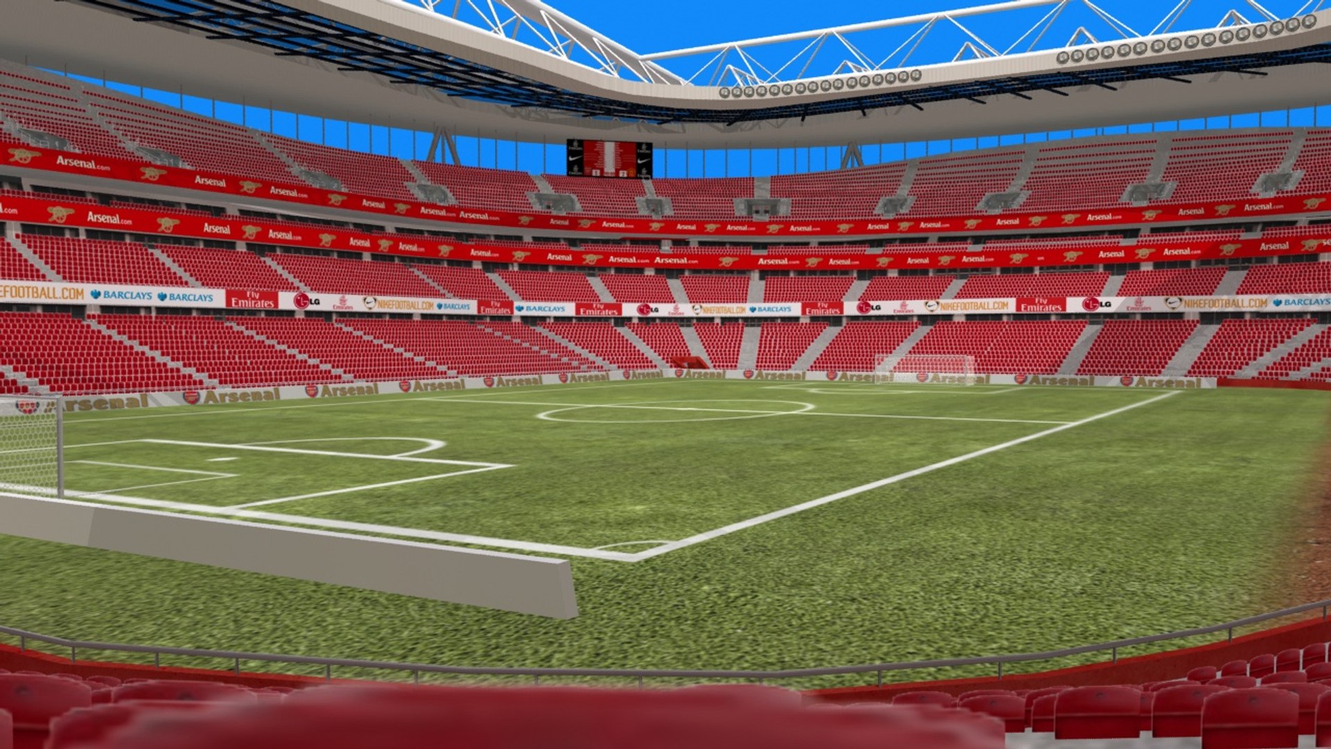 Arsenal Emirates Arena 3d Model