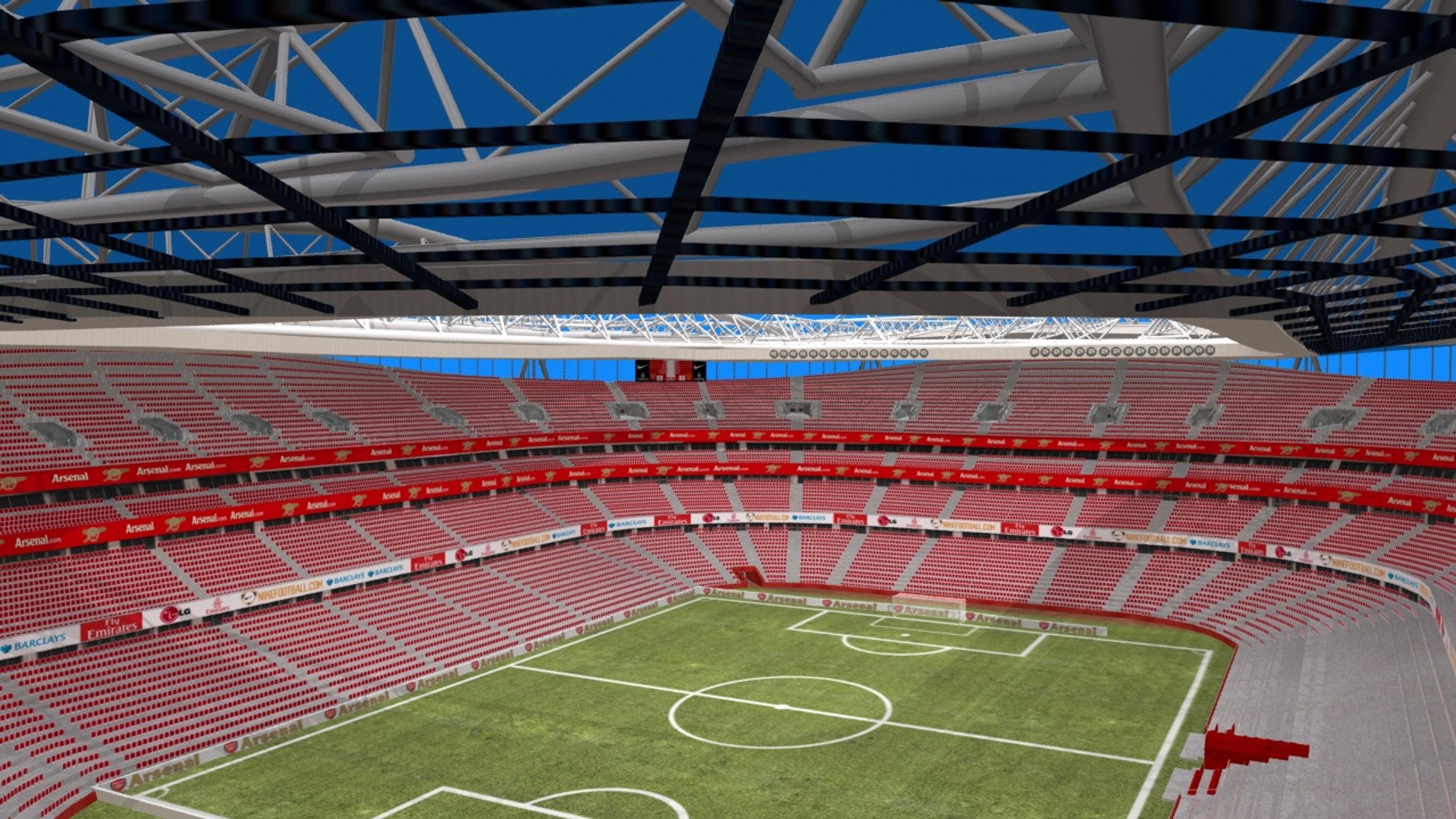 Arsenal Emirates Arena 3d Model