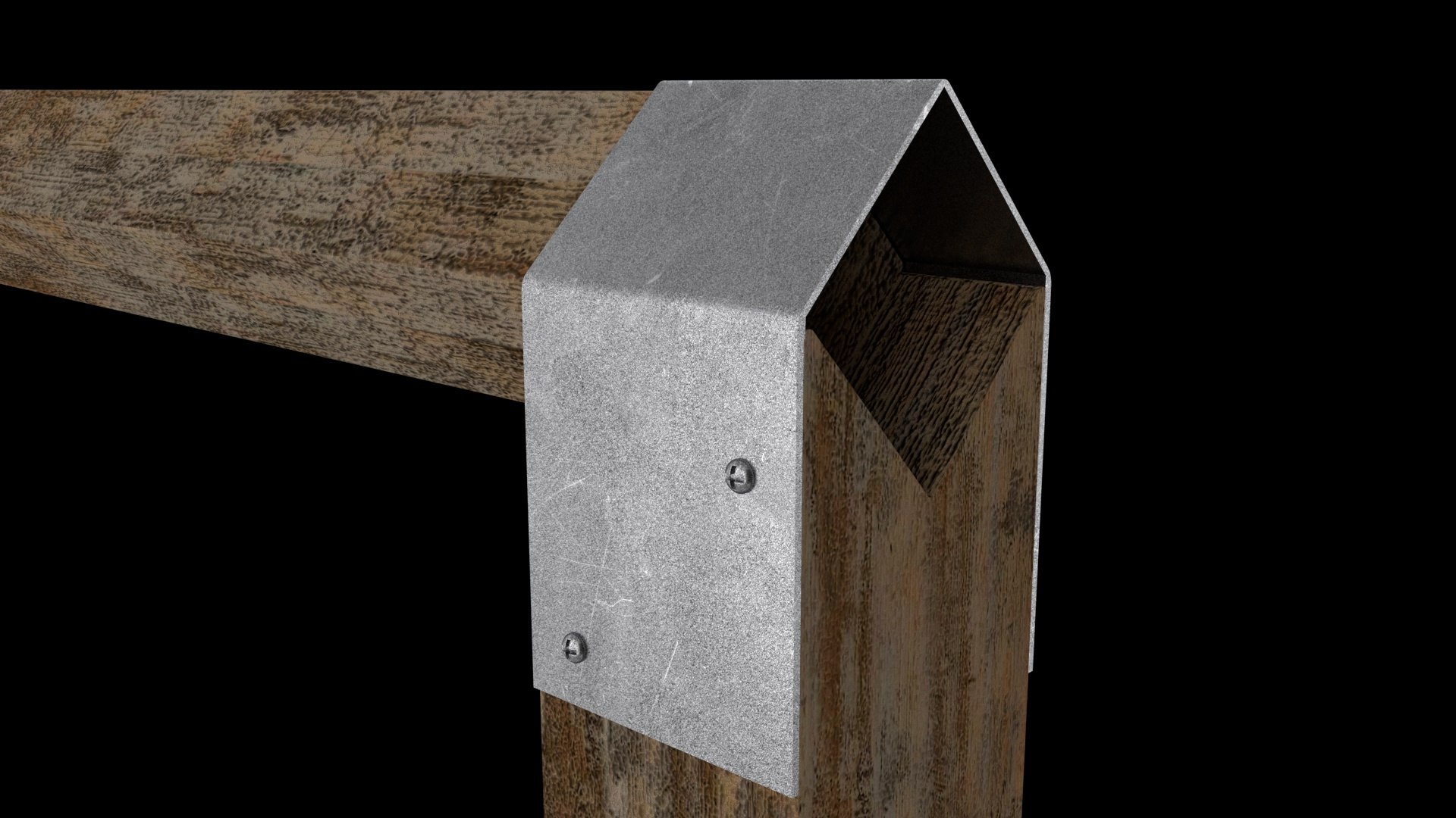 Wood Fence Border 3D Model - TurboSquid 2008429