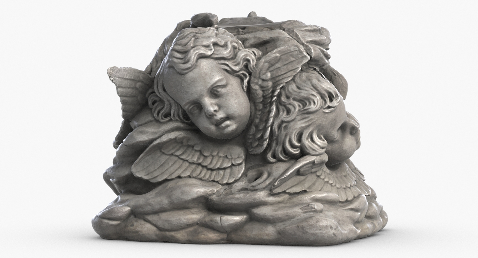 Angels Faces Sculpture 3D Model - TurboSquid 1200981